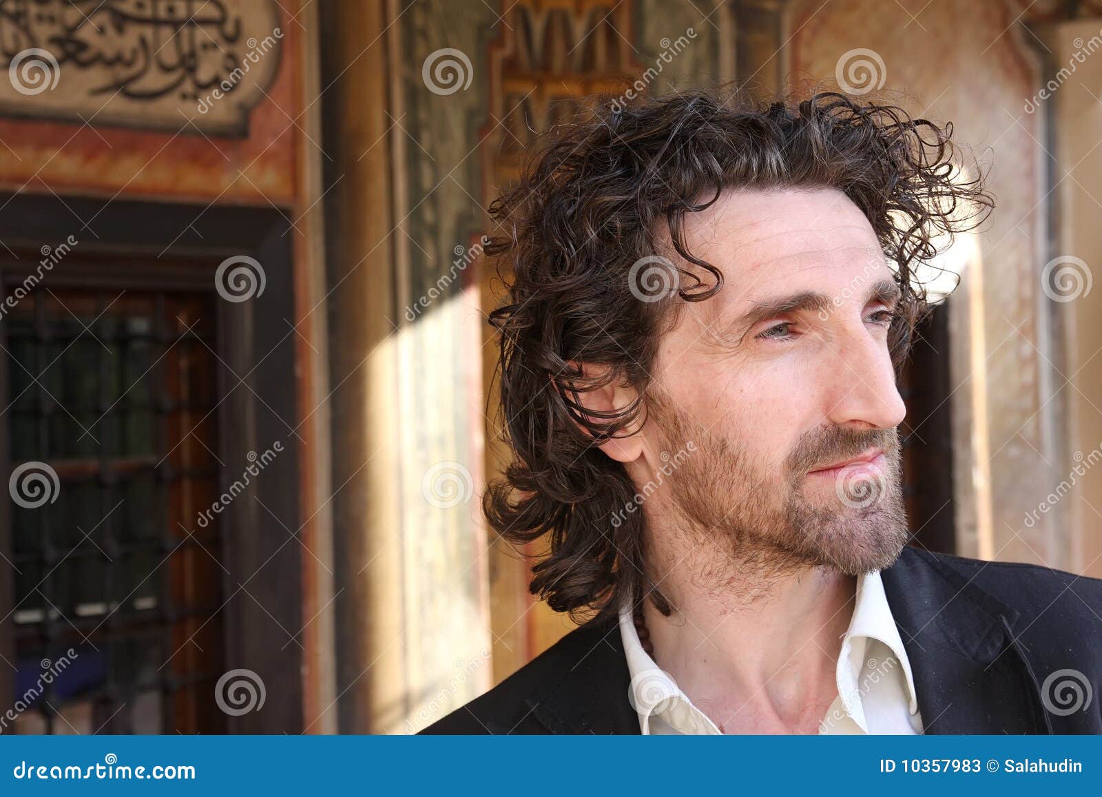 Mysterious look stock image. Image of caucasian, closeup - 10357983