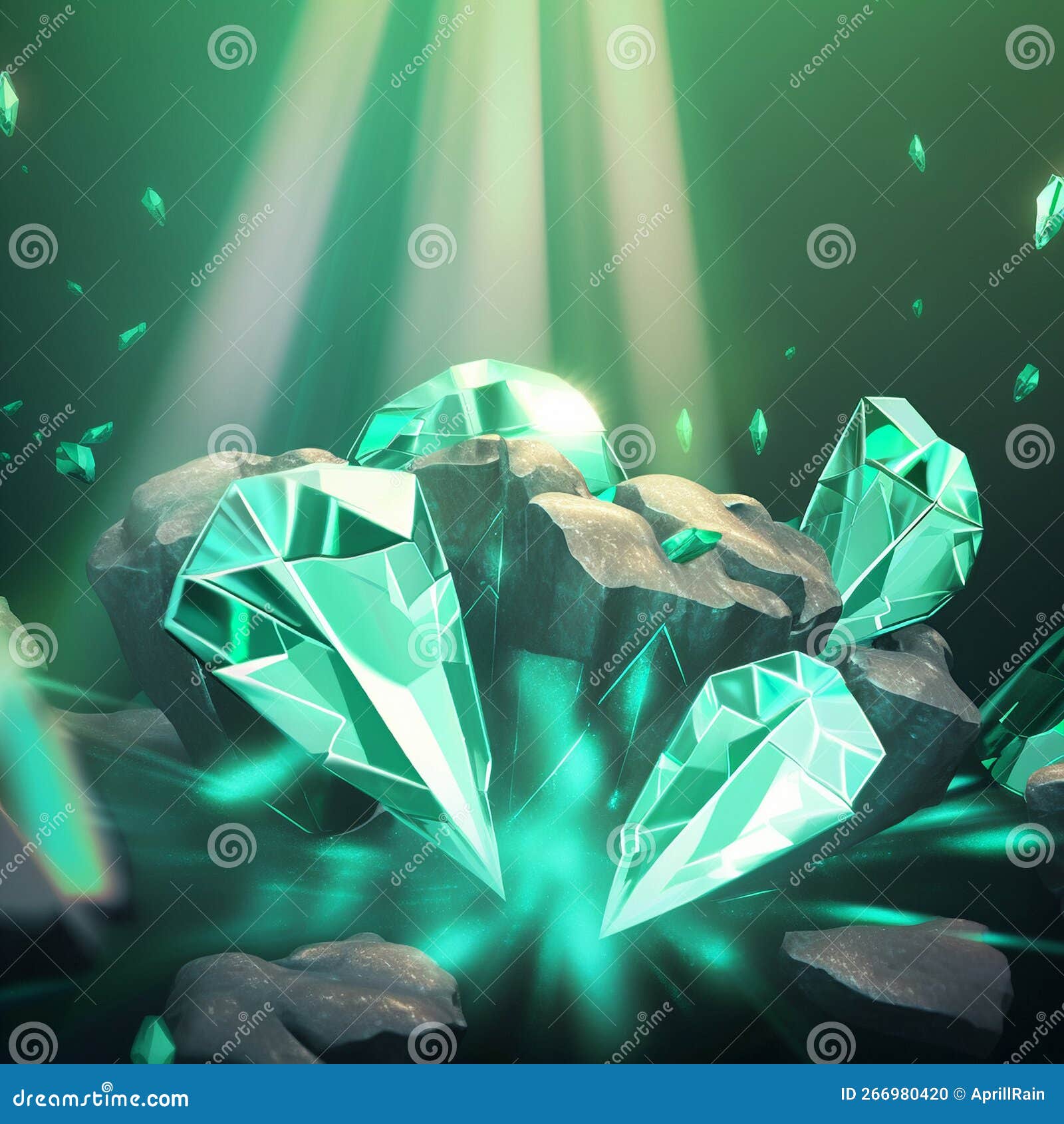 Mysterious Magic Crystals Stock Photo | CartoonDealer.com #266979474