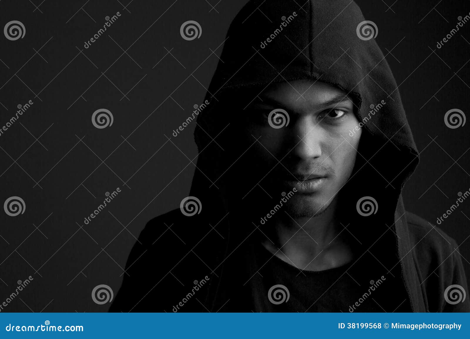 Mysterious man stock photo. Image of expression, face - 38199568