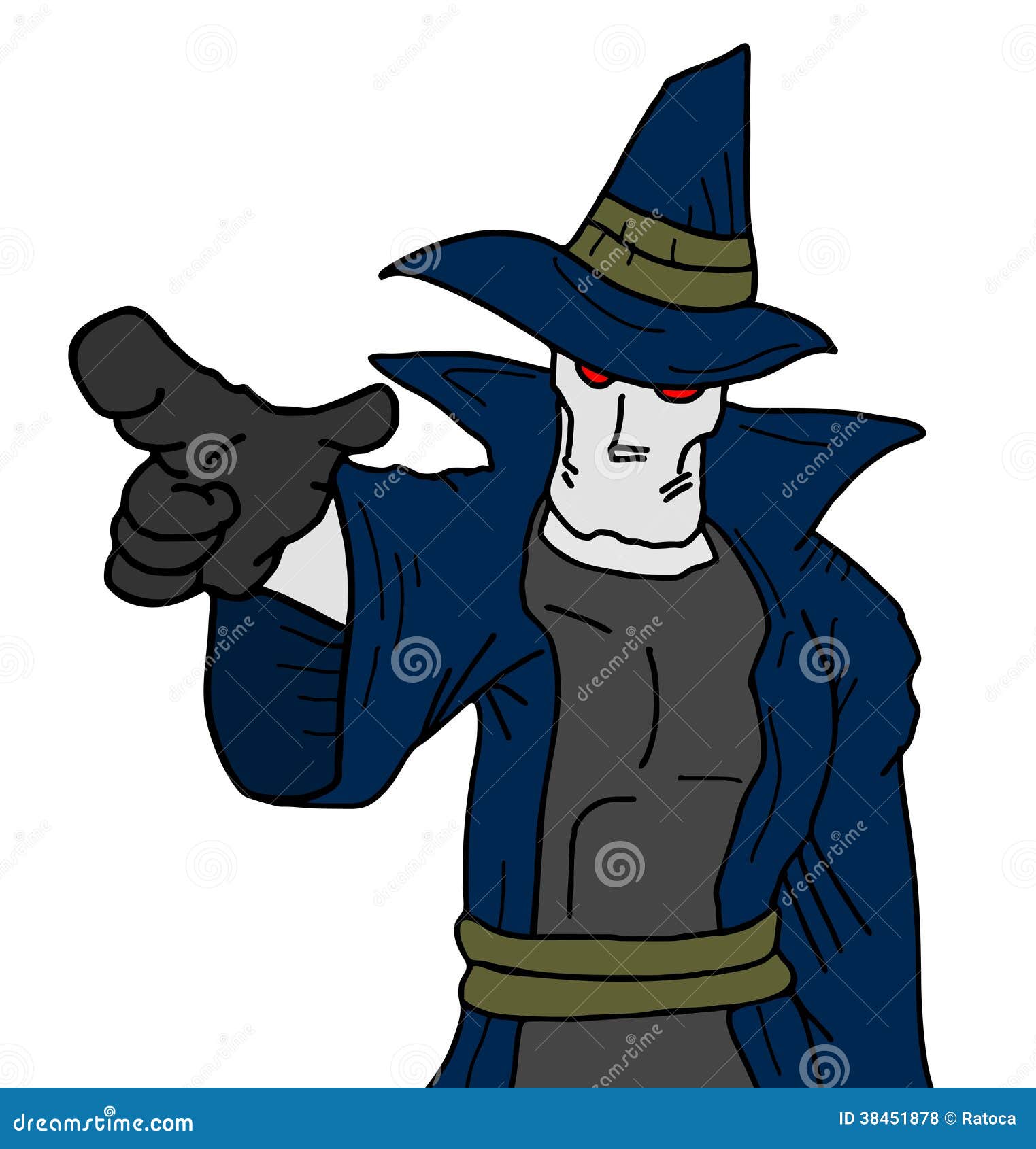 Mysterious man stock vector. Illustration of mystery - 38451878