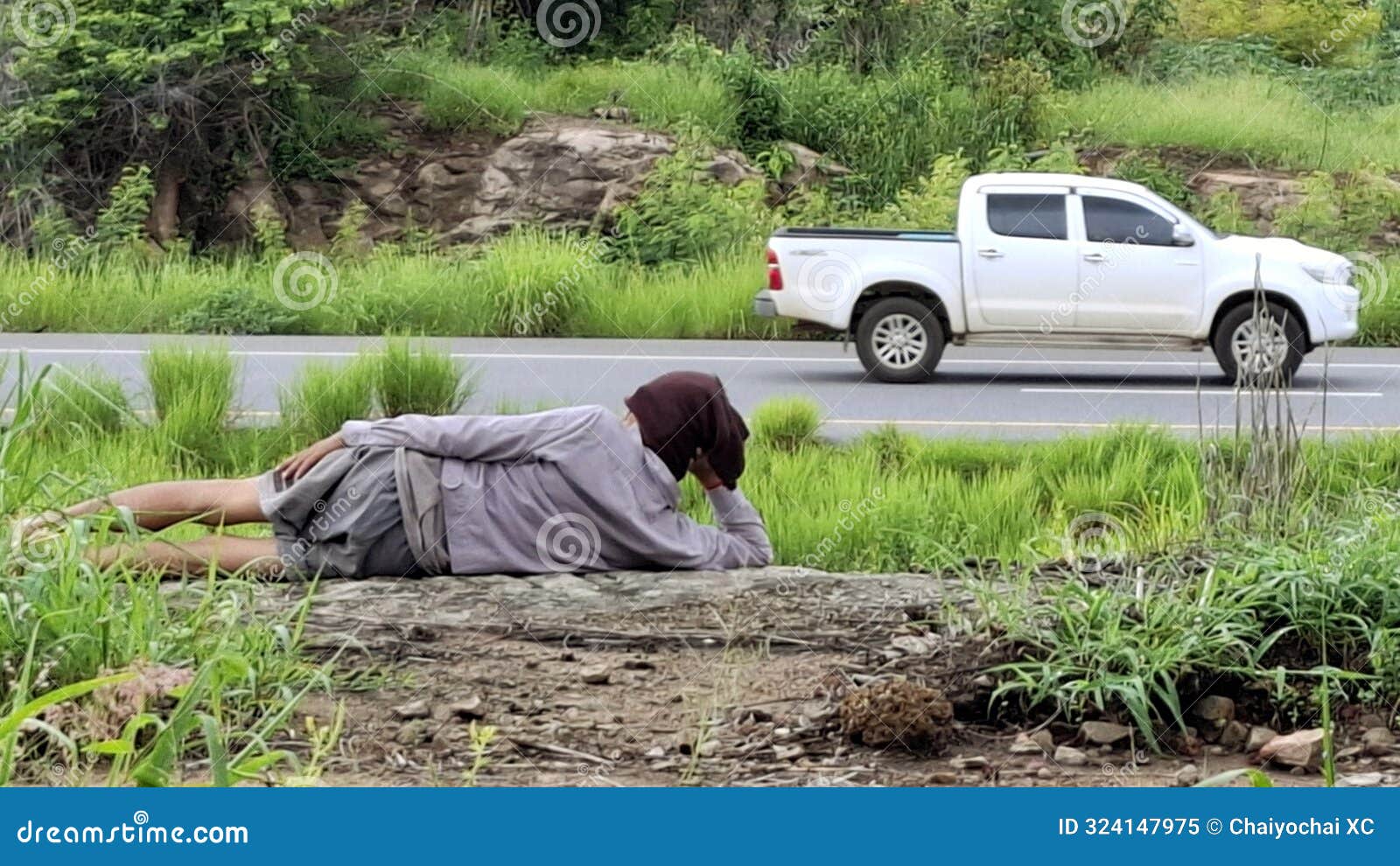 A Mysterious Man, Whose Name I Don& X27;t Know, Was Lying There ...