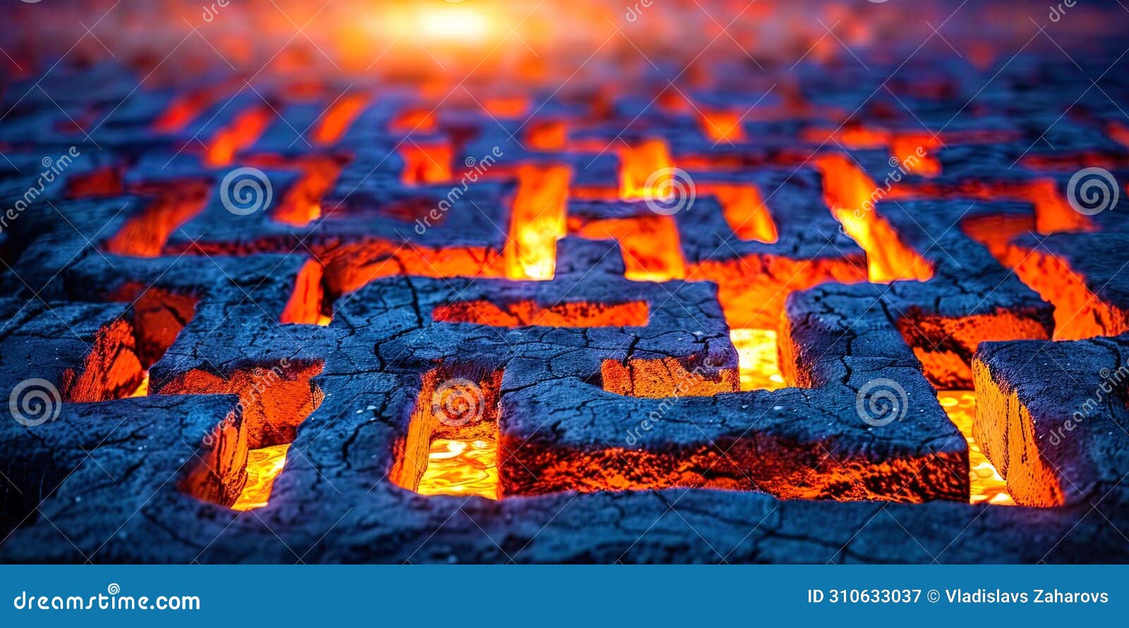 The Mysterious Maze from Which it is Impossible To Ge Stock Image ...