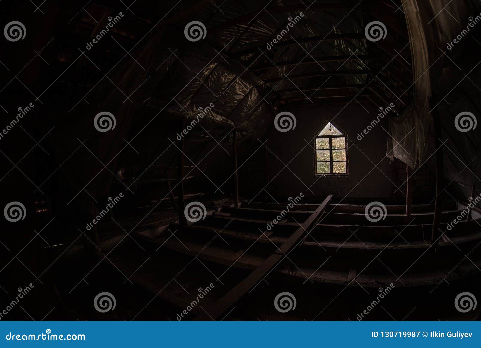 Mysterious Mood Created by White Light in the Window, Subtle ...