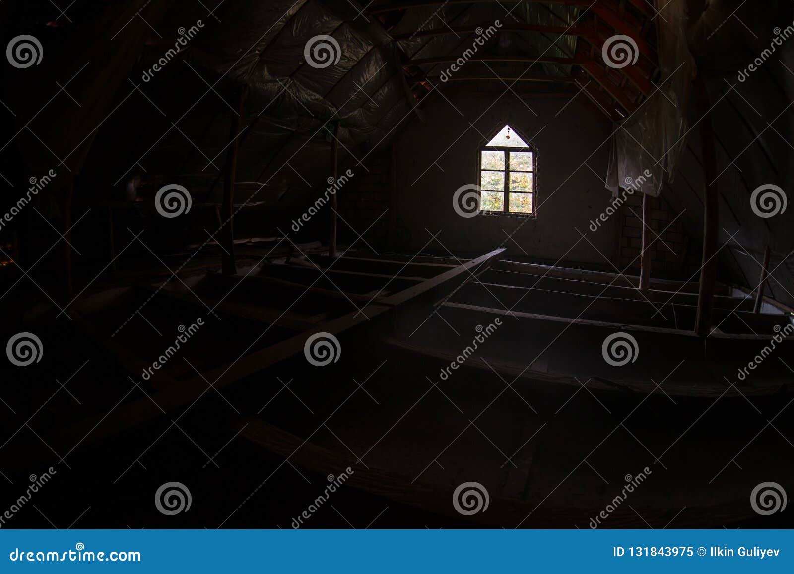 Mysterious Mood Created by White Light in the Window, Subtle ...