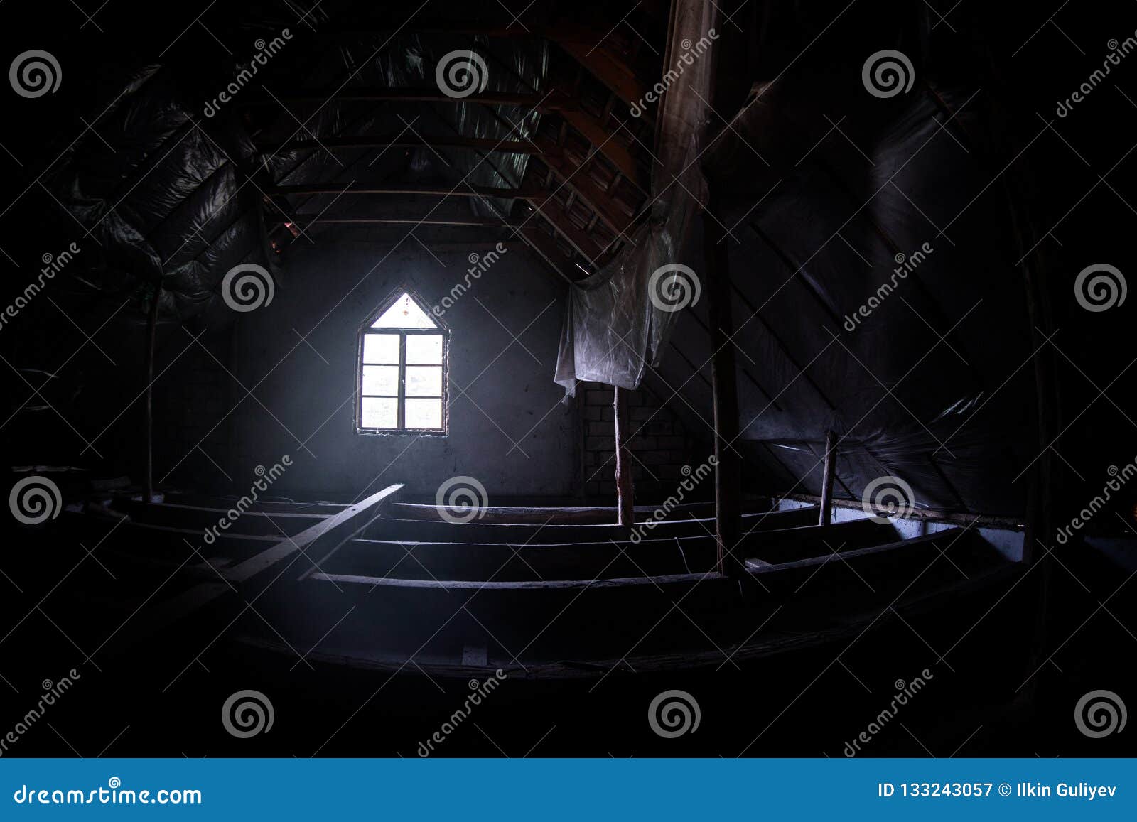 Mysterious Mood Created by White Light in the Window, Subtle ...