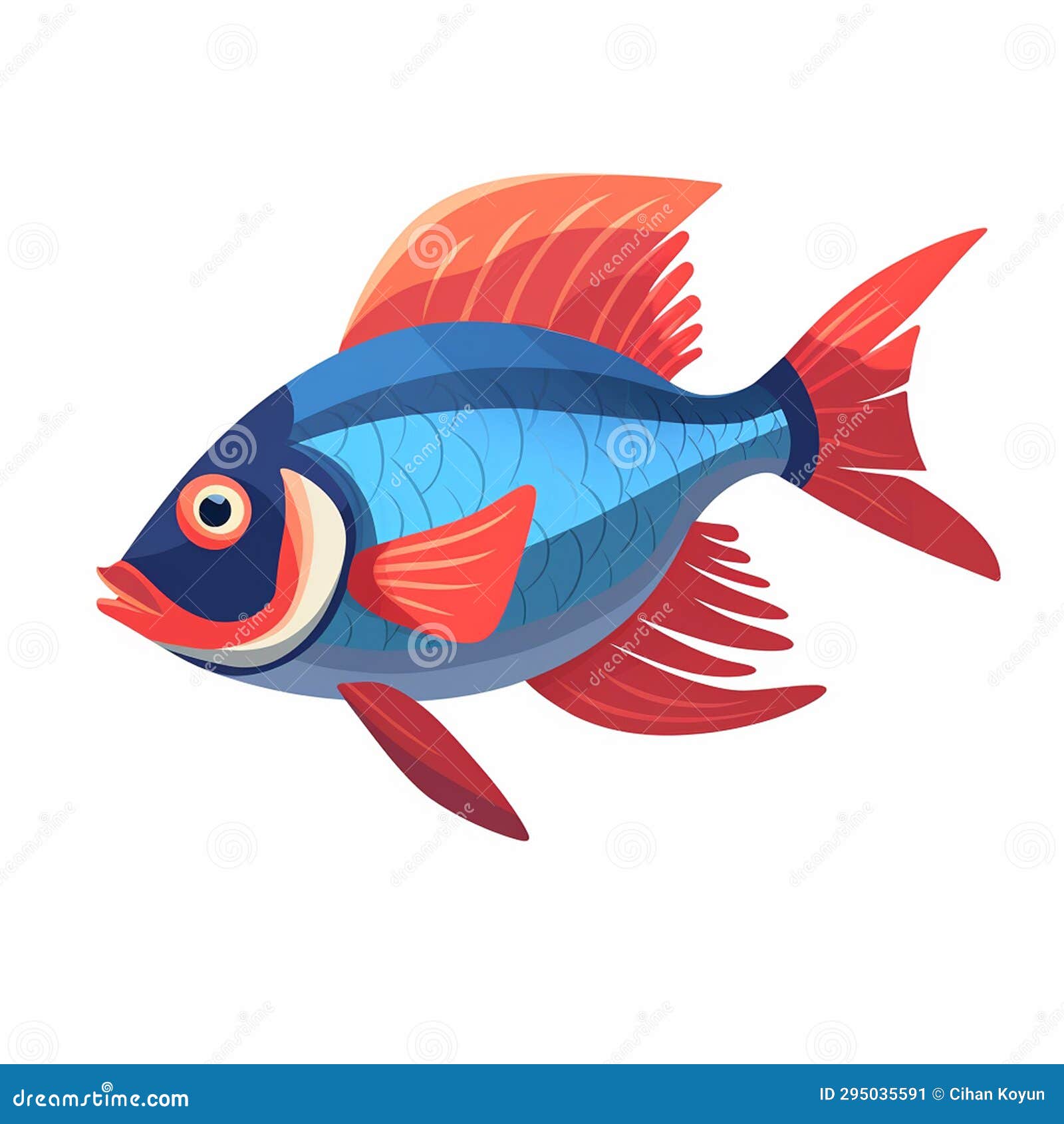 Mysterious Moray Eel Drawing Stock Illustration - Illustration of ...