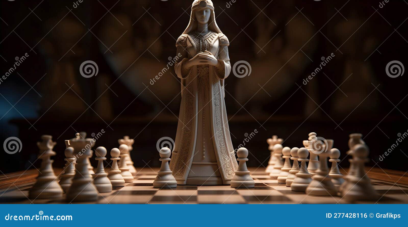 Mysterious and Mystical Artwork Features a Character Playing Chess on a ...