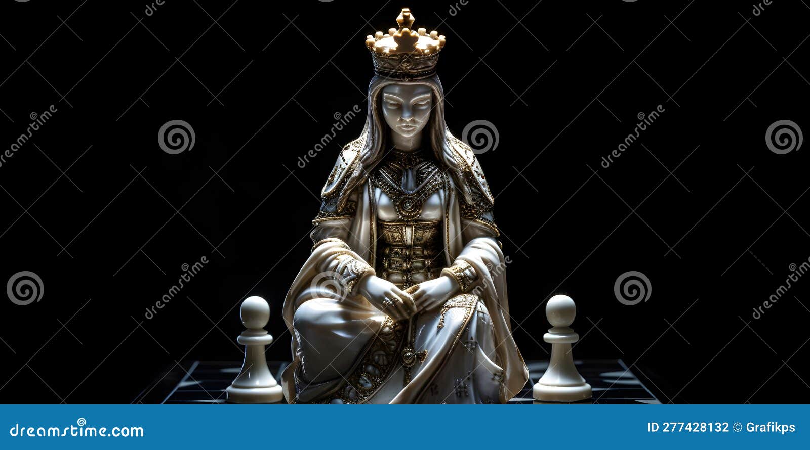 Mysterious and Mystical Artwork Features a Character Playing Chess on a ...