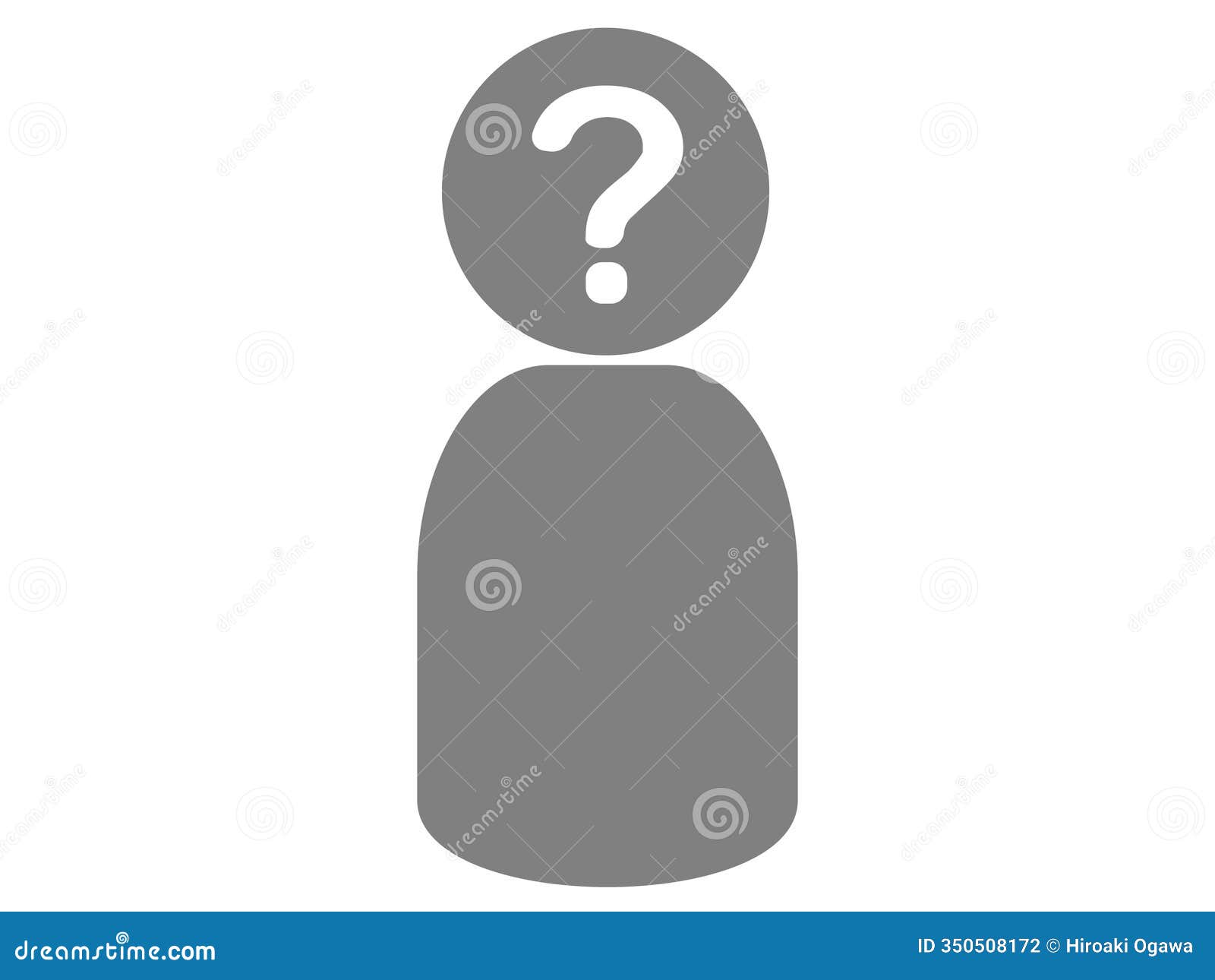 Mysterious Person Silhouette Icon Stock Illustration - Illustration of ...