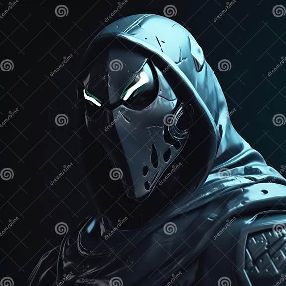 The Mysterious Phantom Character in High Definition . Stock ...