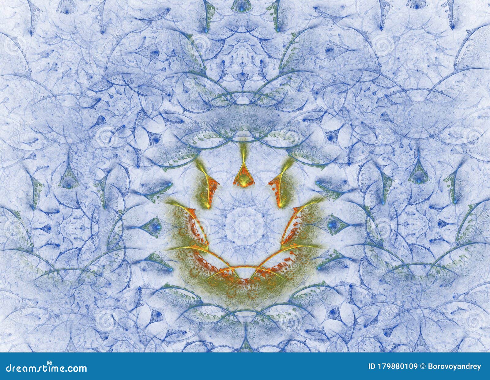 Mysterious Psychedelic Relaxation Pattern. Dynamic Flowing Natural ...