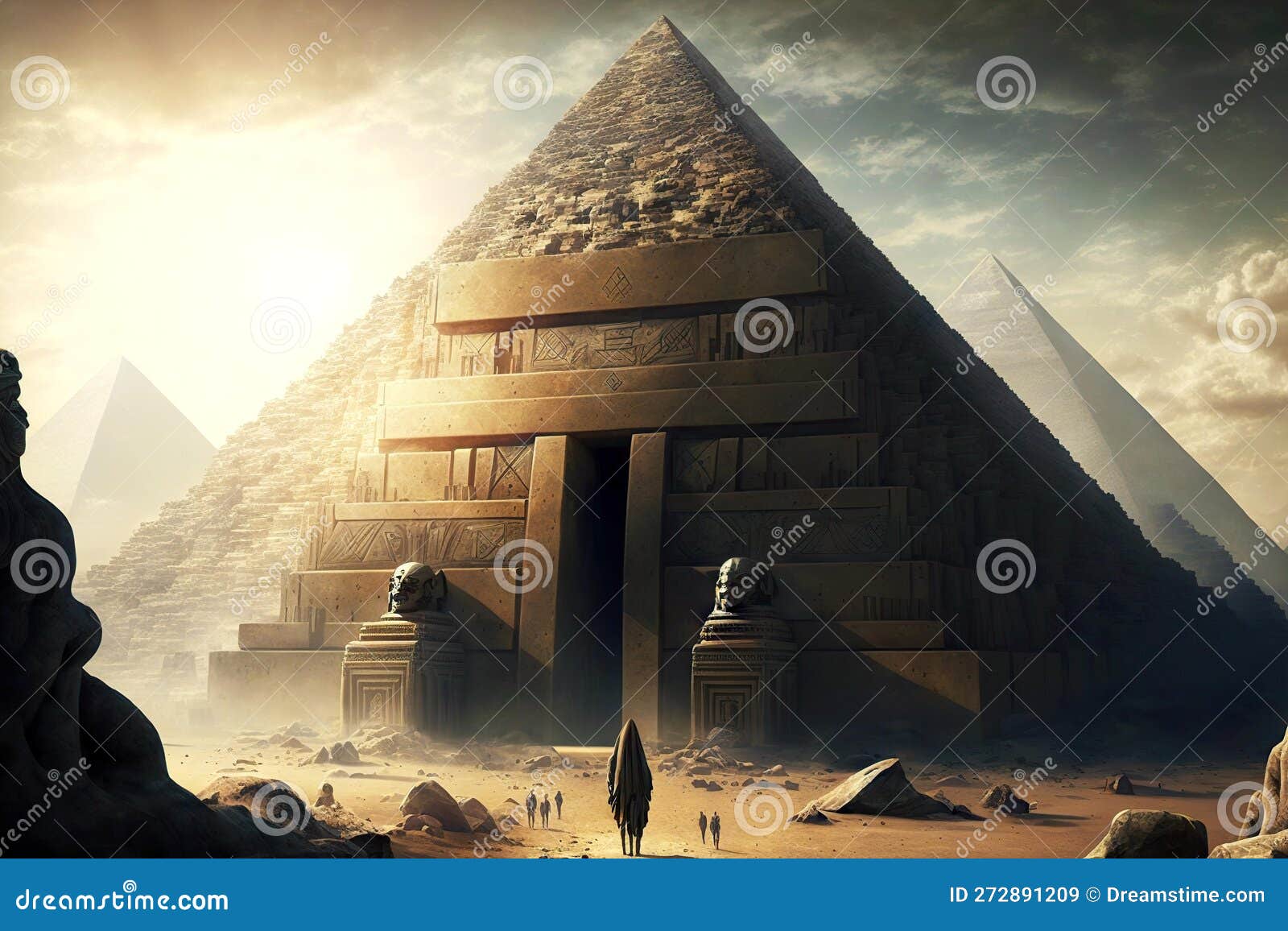Mysterious Pyramids and Ancient Civilization , Made with Generative Ai ...
