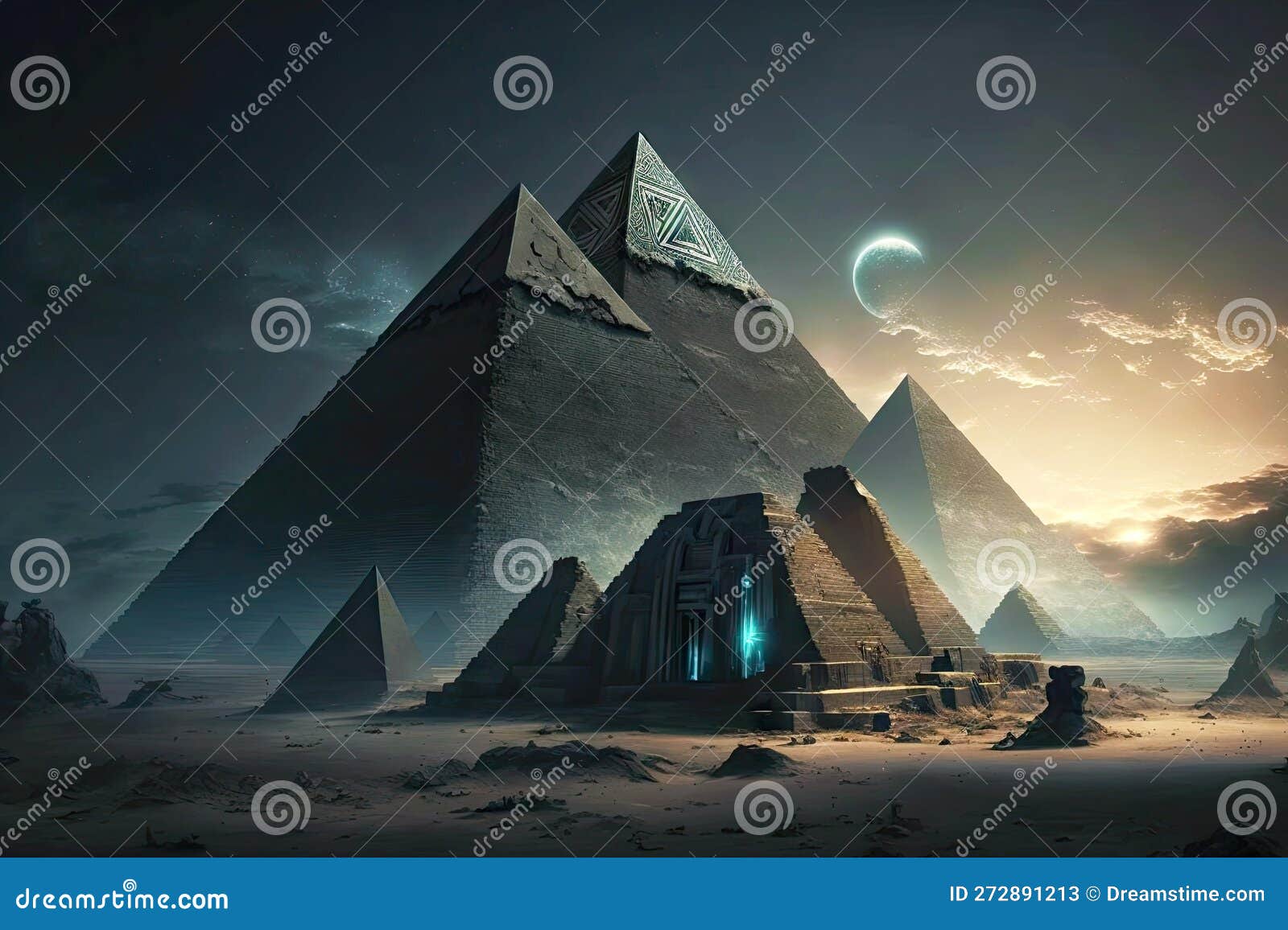 Mysterious Pyramids and Ancient Civilization , Made with Generative Ai ...