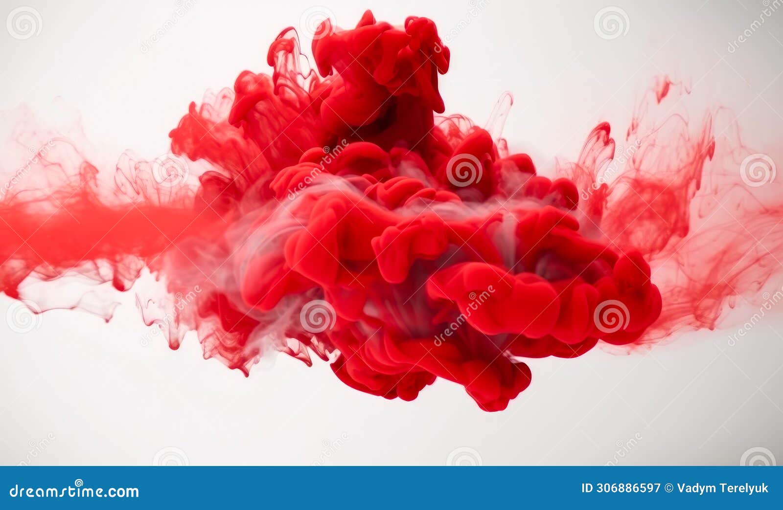A Mysterious Red Substance Suspended In Mid Air Stock Image Image Of