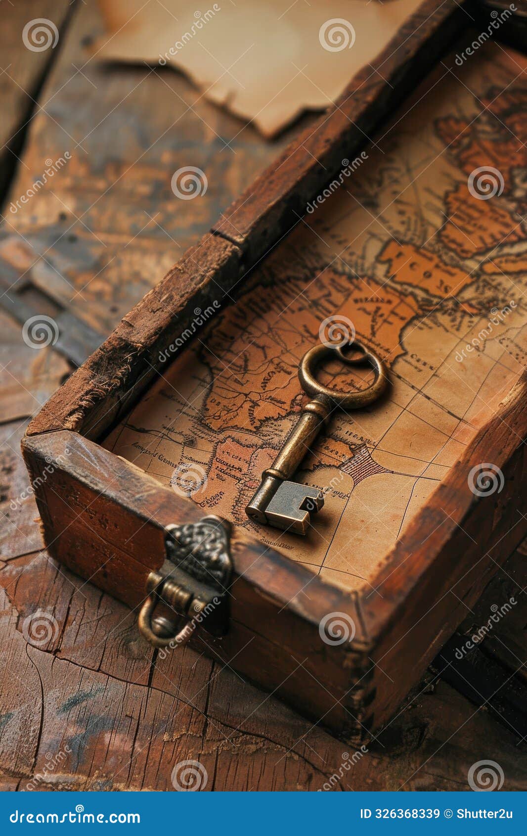 A Mysterious Riddle Key that Must Be Solved To Unlock a Hidden Treasure ...