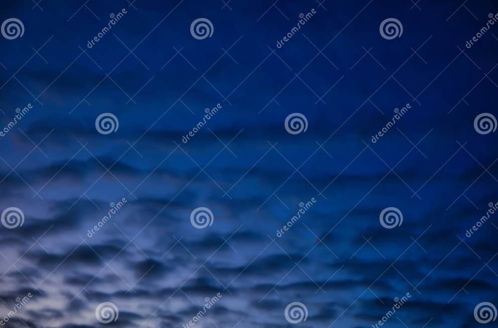 Mysterious Cloud Formation at Night Stock Photo - Image of blue ...