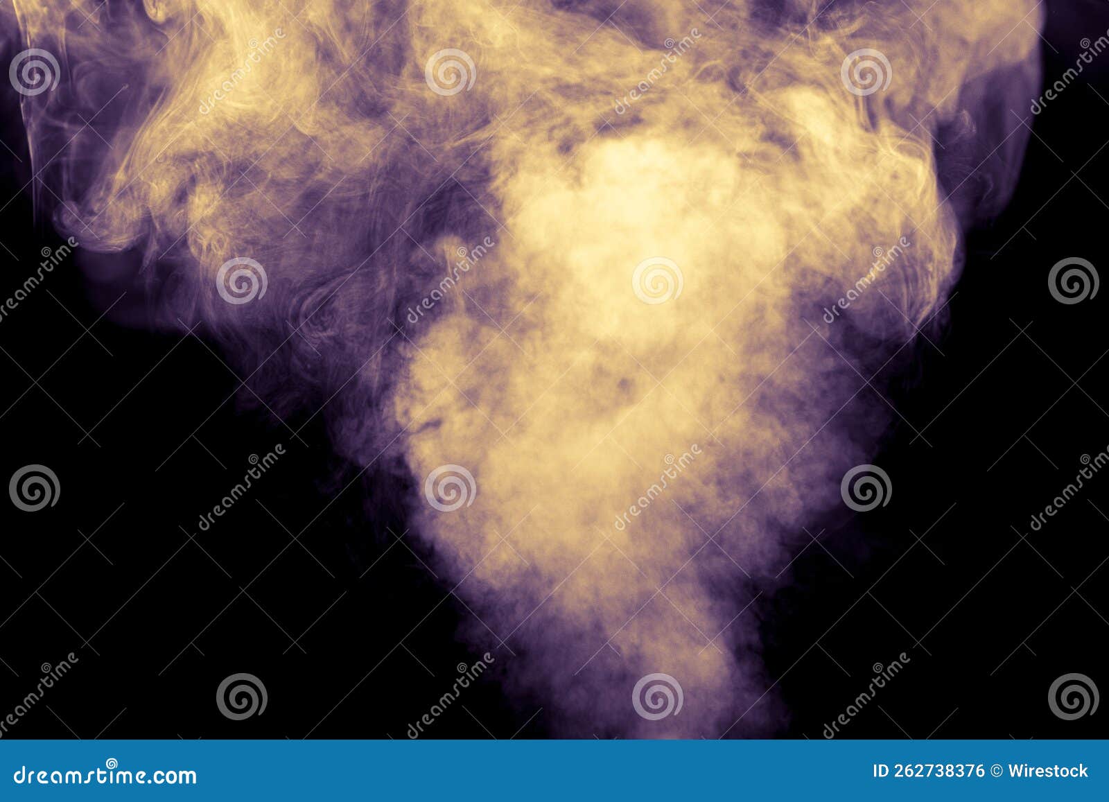 Mysterious Smoke Overlay on the Black Background Stock Photo - Image of ...