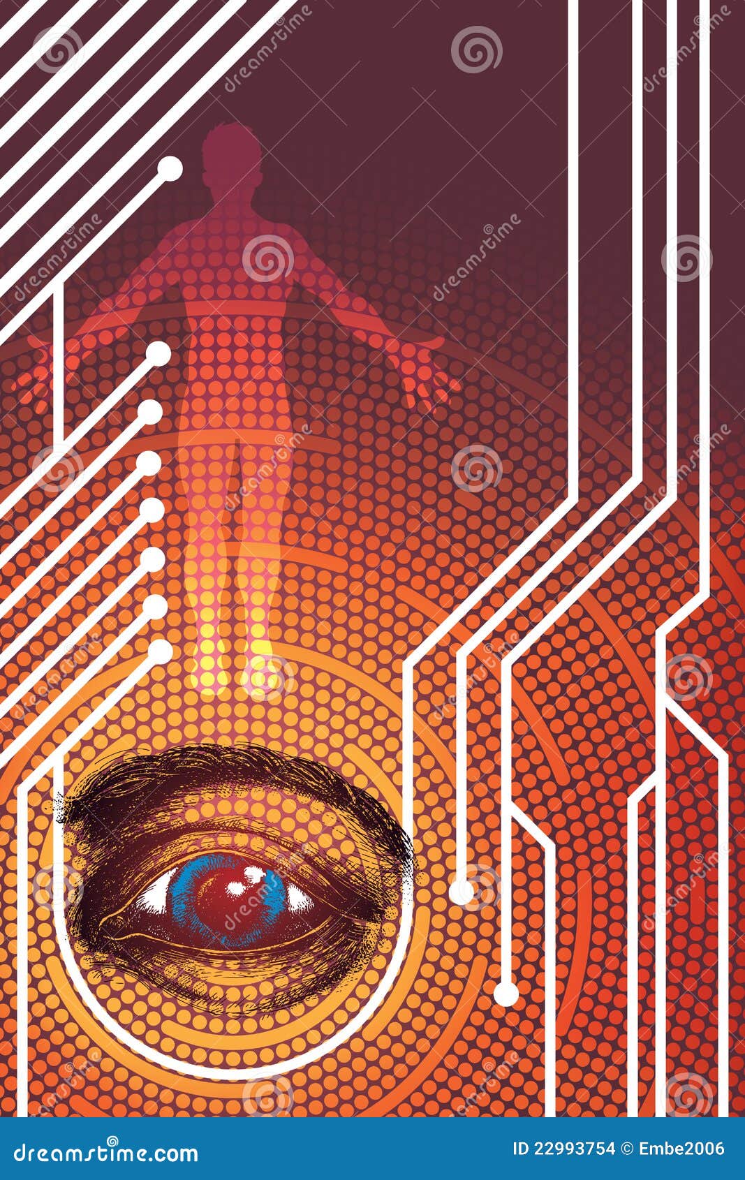 Mysterious Technology stock vector. Illustration of eps10 - 22993754