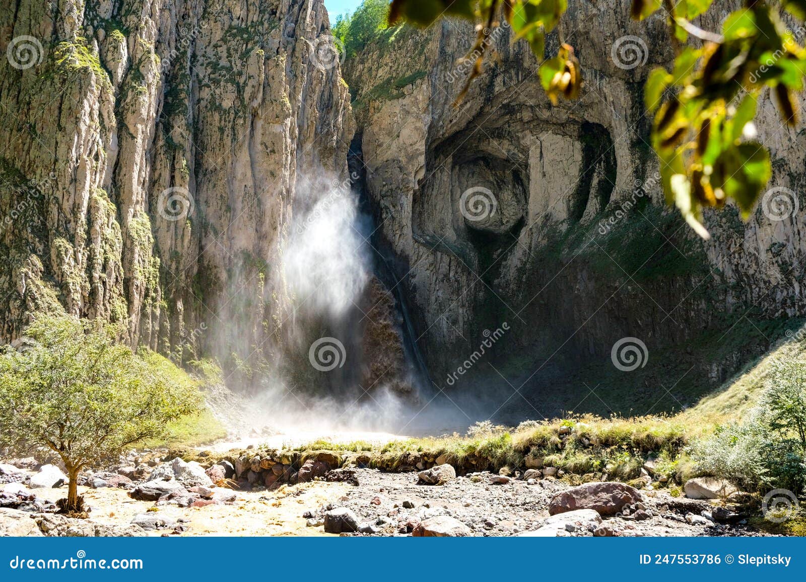 Mysterious Waterfall Royalty-Free Stock Image | CartoonDealer.com #22244020