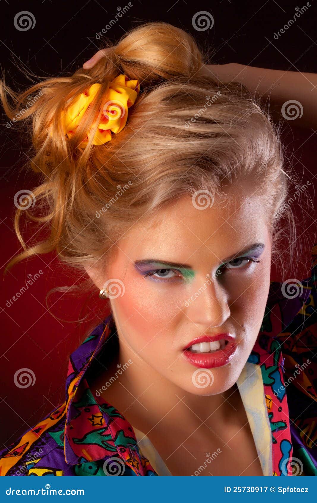 Mysterious woman stock image. Image of feminine, expression - 25730917