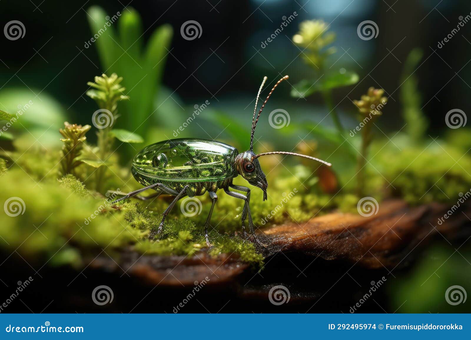 The Mysterious World of Miniature Insects in the Grass Stock ...