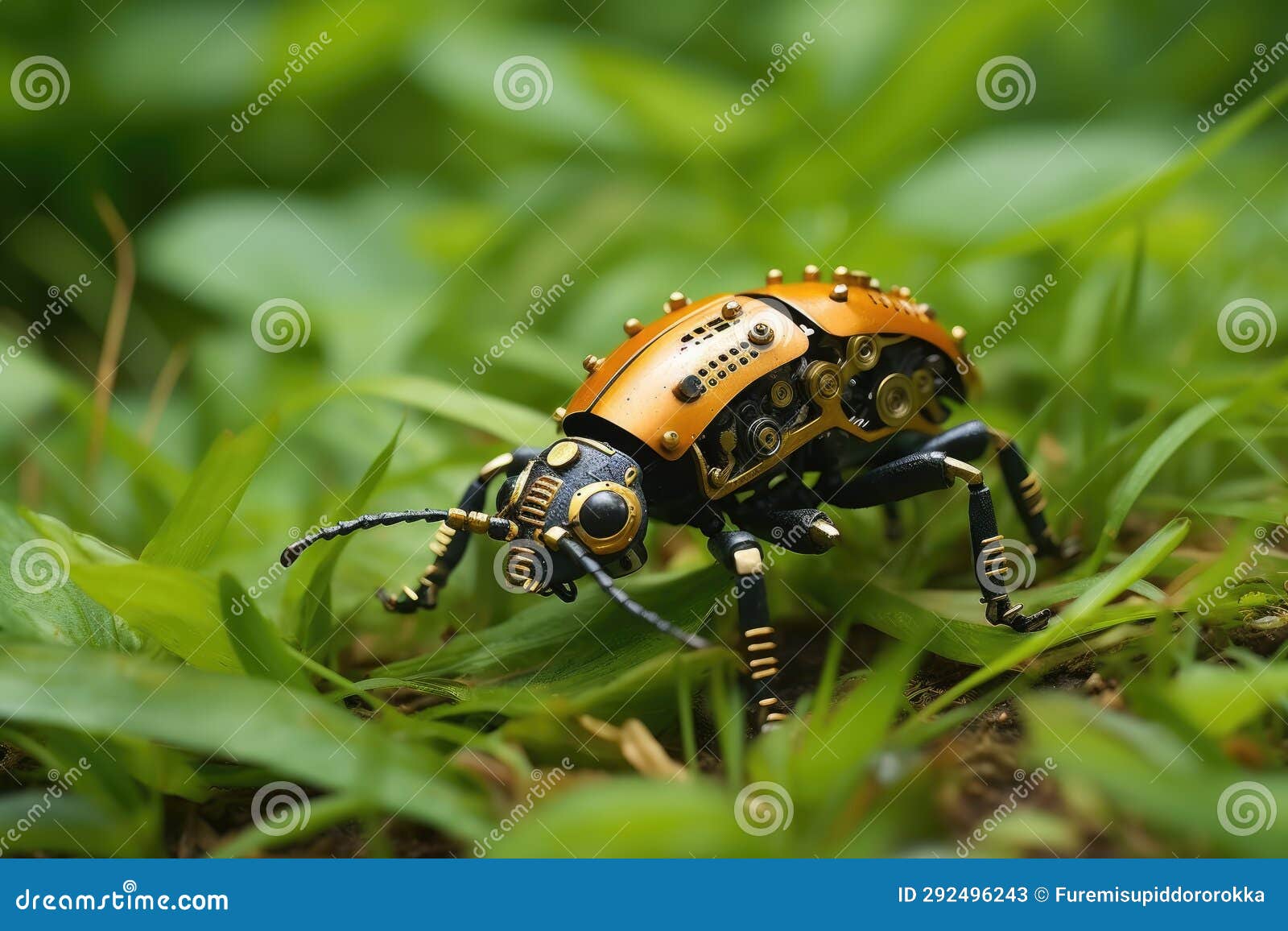 The Mysterious World of Miniature Insects in the Grass Stock ...
