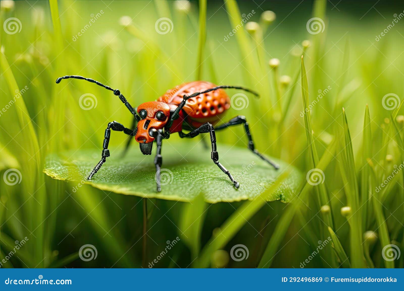 The Mysterious World of Miniature Insects in the Grass Stock ...