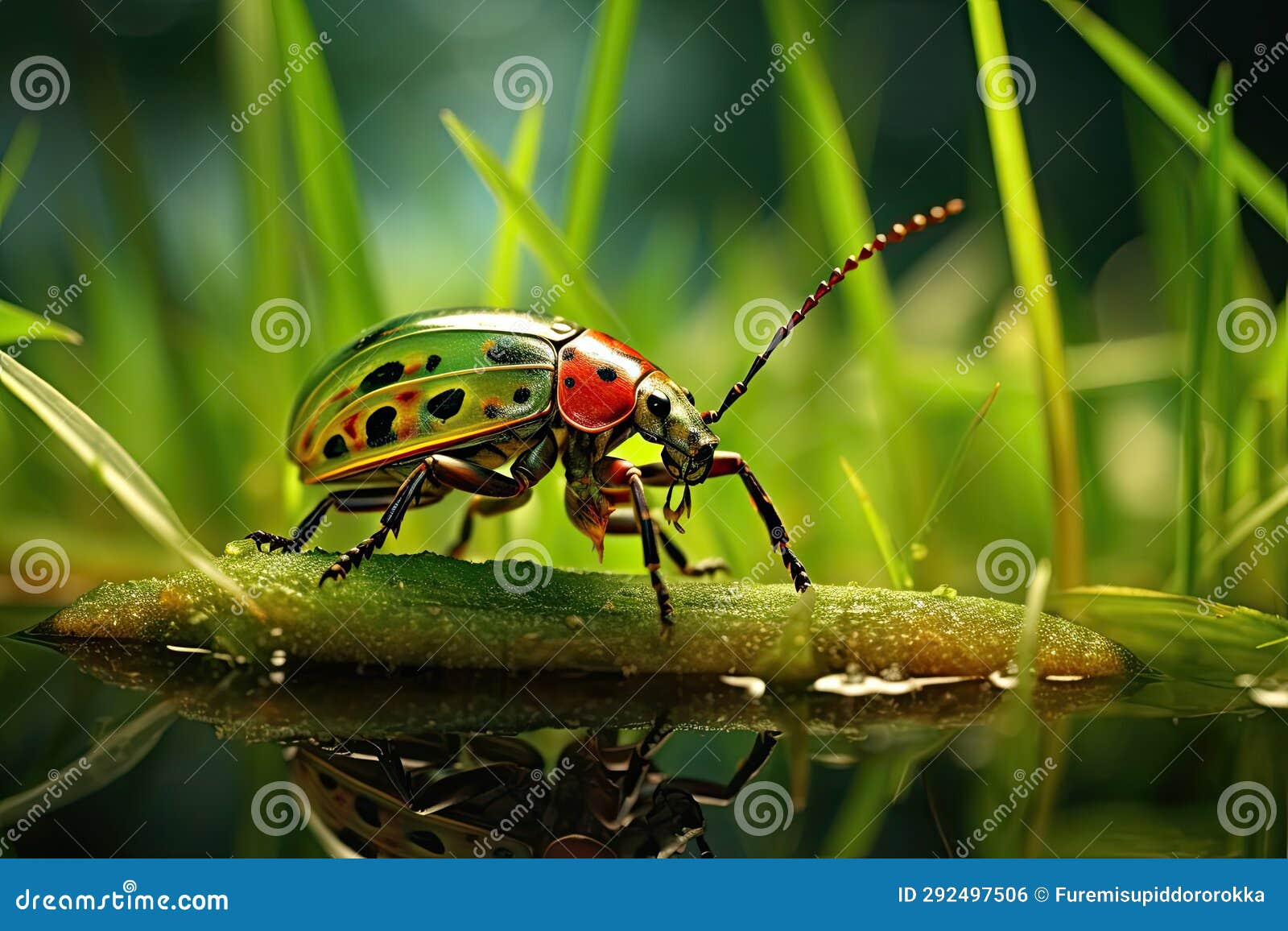 The Mysterious World of Miniature Insects in the Grass Stock ...