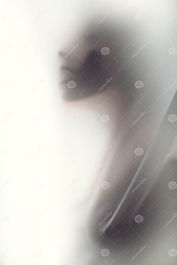 Mysteriousness stock image. Image of mouth, bust, portrait - 23466997