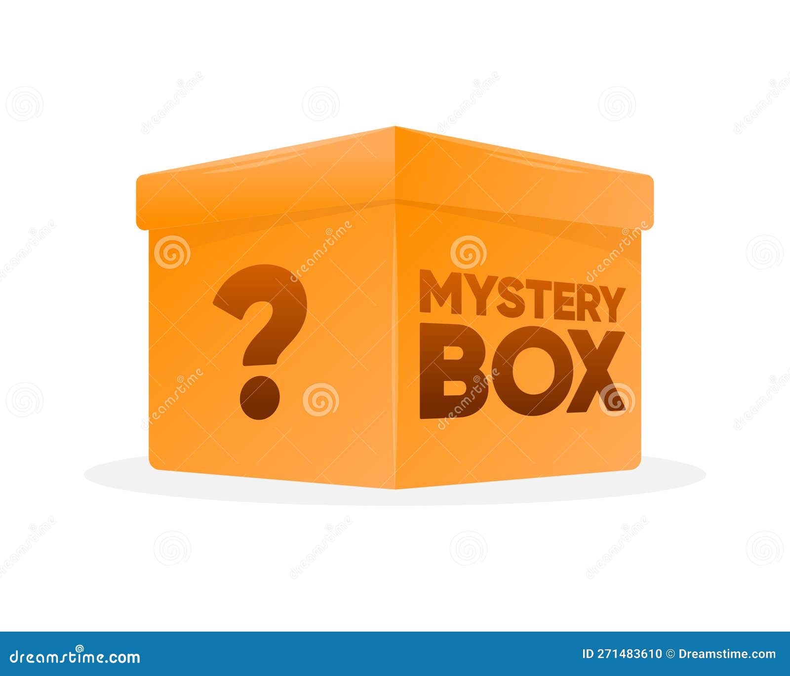 Mystery Box. Present Secret Surprise. Mystery Box Gift and Question ...