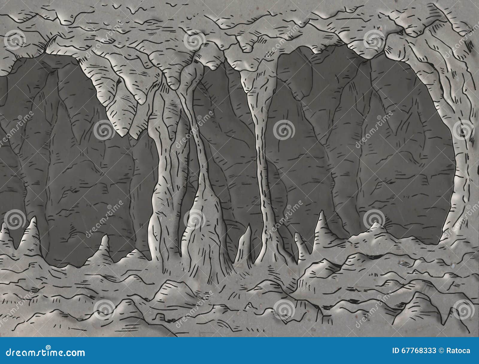Mystery Cave illustration stock illustration. Illustration of travel ...