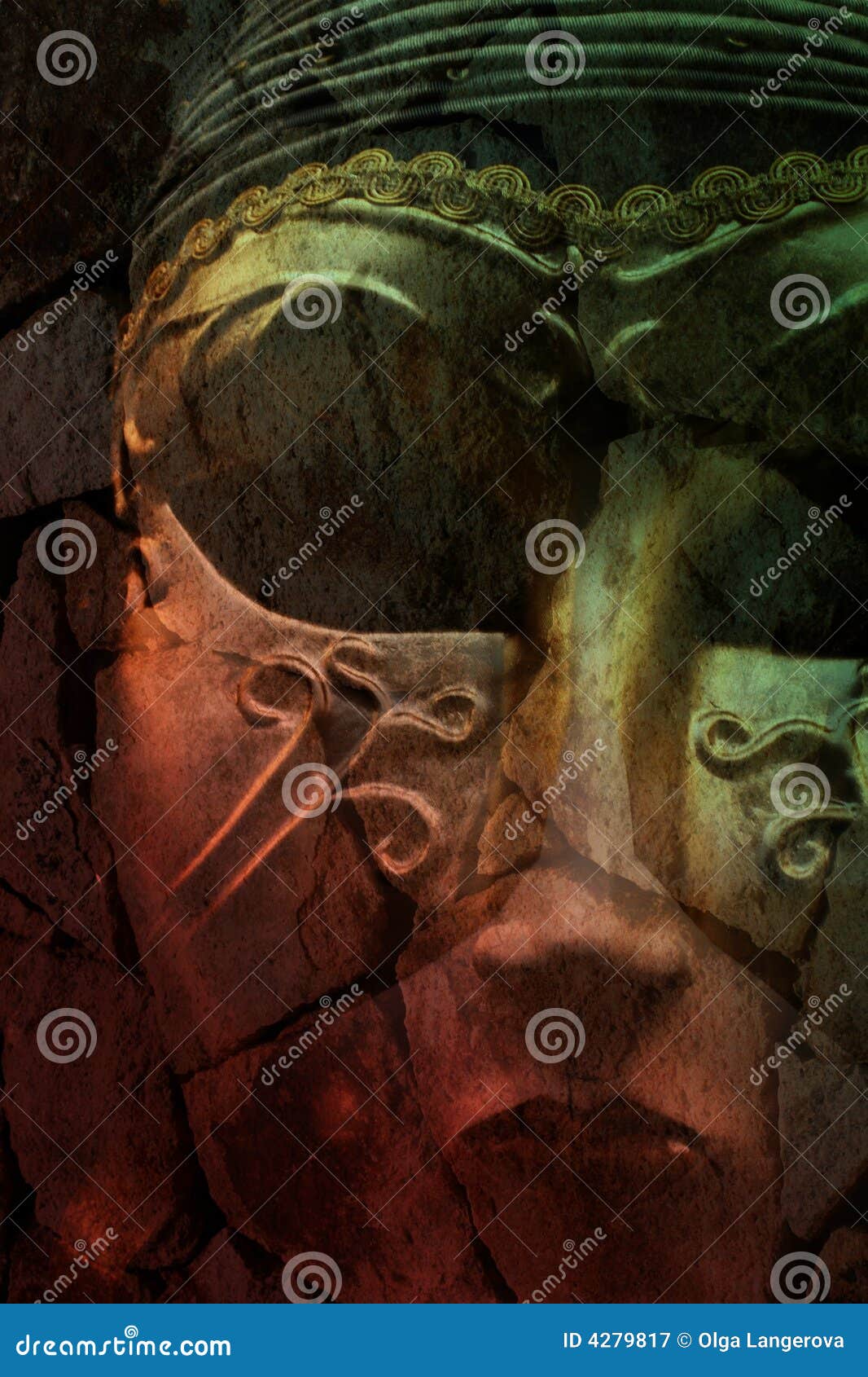 Mystery face stock image. Image of fantasy, shock, terrified - 4279817