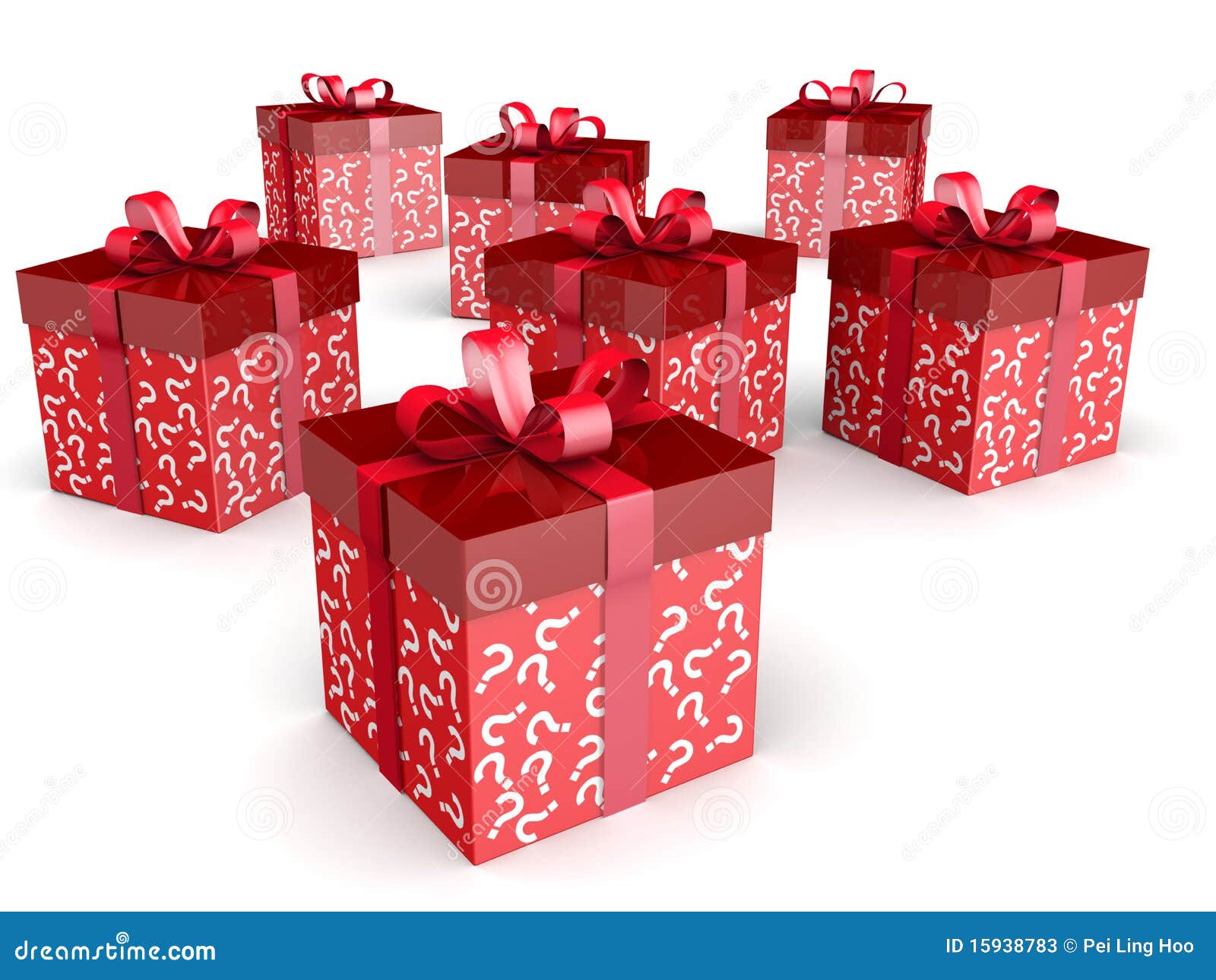 Mystery Gift with Clipping Path Stock Illustration - Illustration of ...