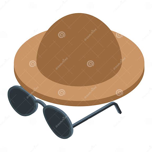 Mystery Hat Icon Isometric Vector. Anonymous Man Stock Vector ...