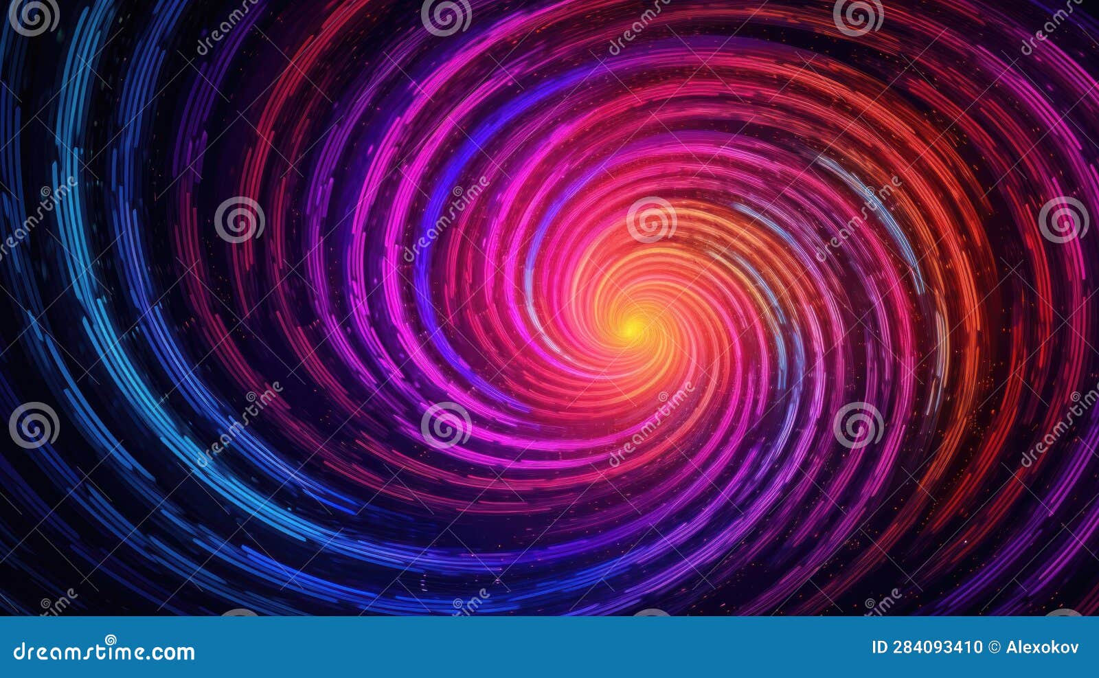 Mystery Hypnotic Space Wallpaper AI Generated Stock Illustration ...