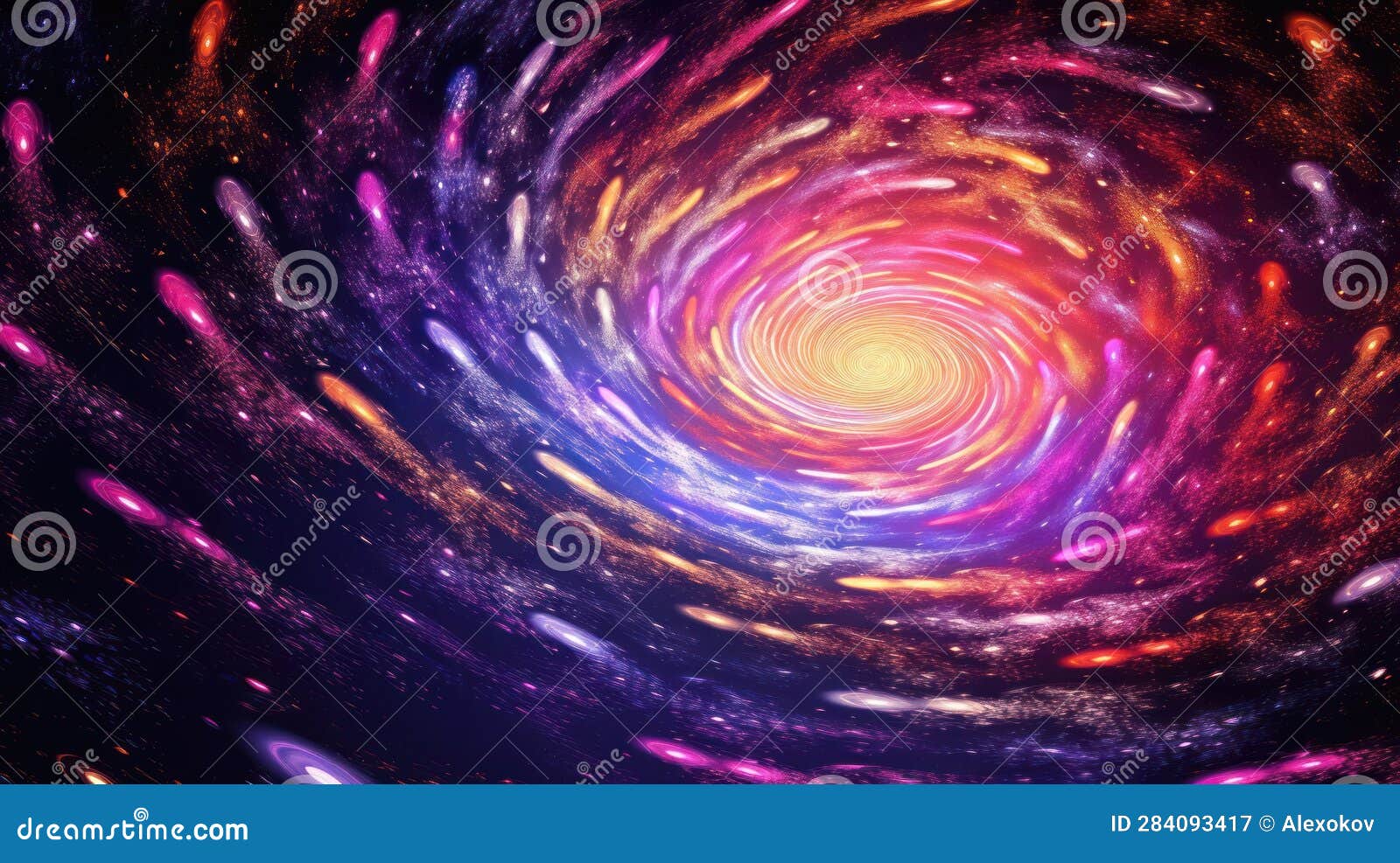 Mystery Hypnotic Space Wallpaper AI Generated Stock Illustration ...