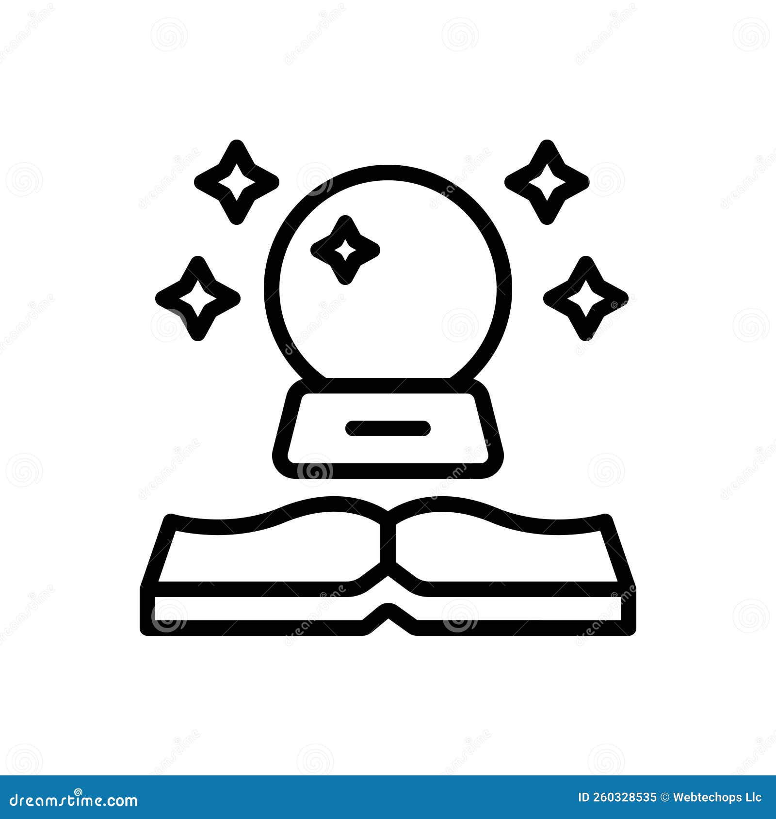 Black Line Icon for Mystery, Secret and Enigma Stock Vector ...