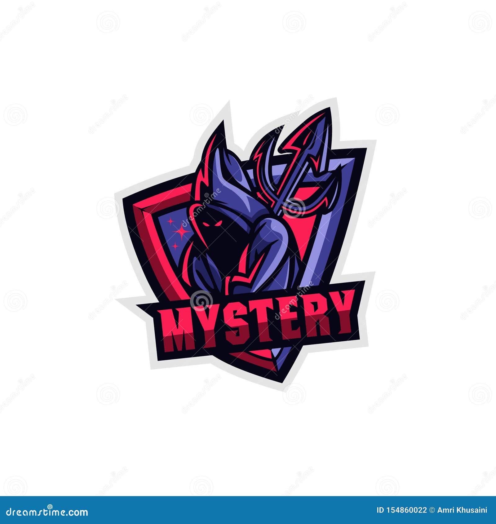 Mystery logo illustration stock illustration. Illustration of business ...