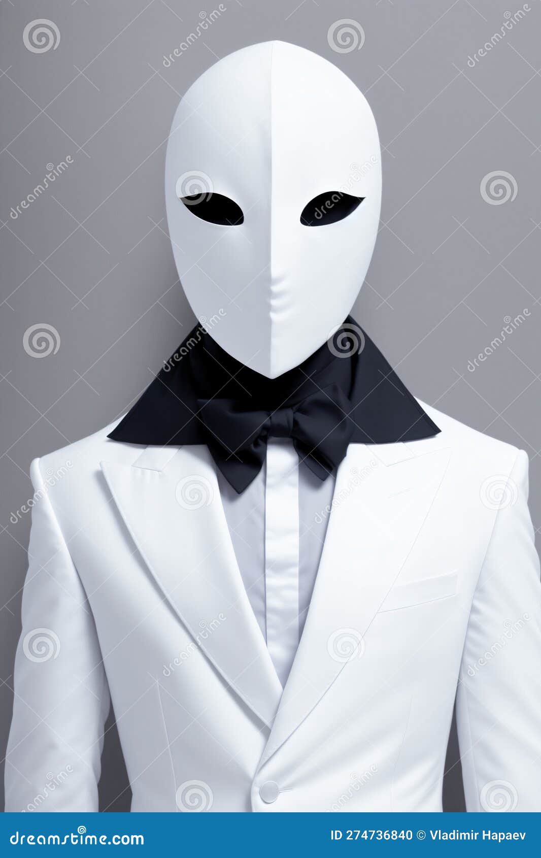 Mystery Man in Mask at the Carnival. Stock Illustration - Illustration ...