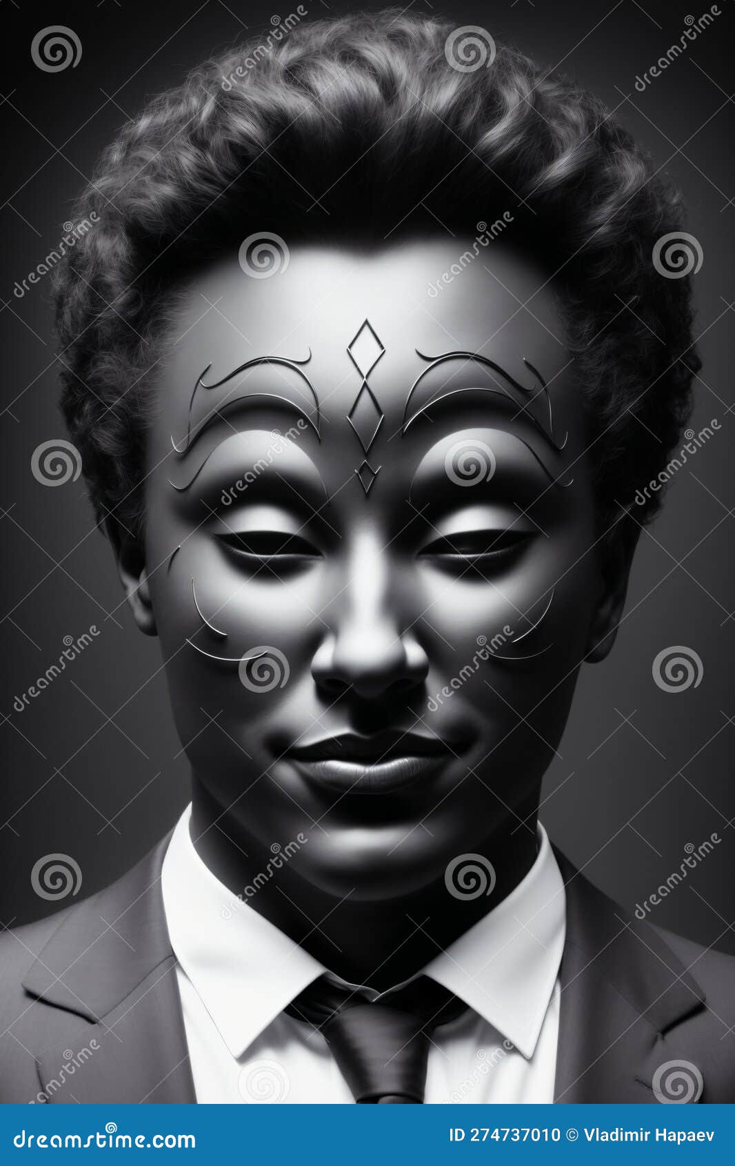 Mystery Man in Mask at the Carnival. Stock Illustration - Illustration ...