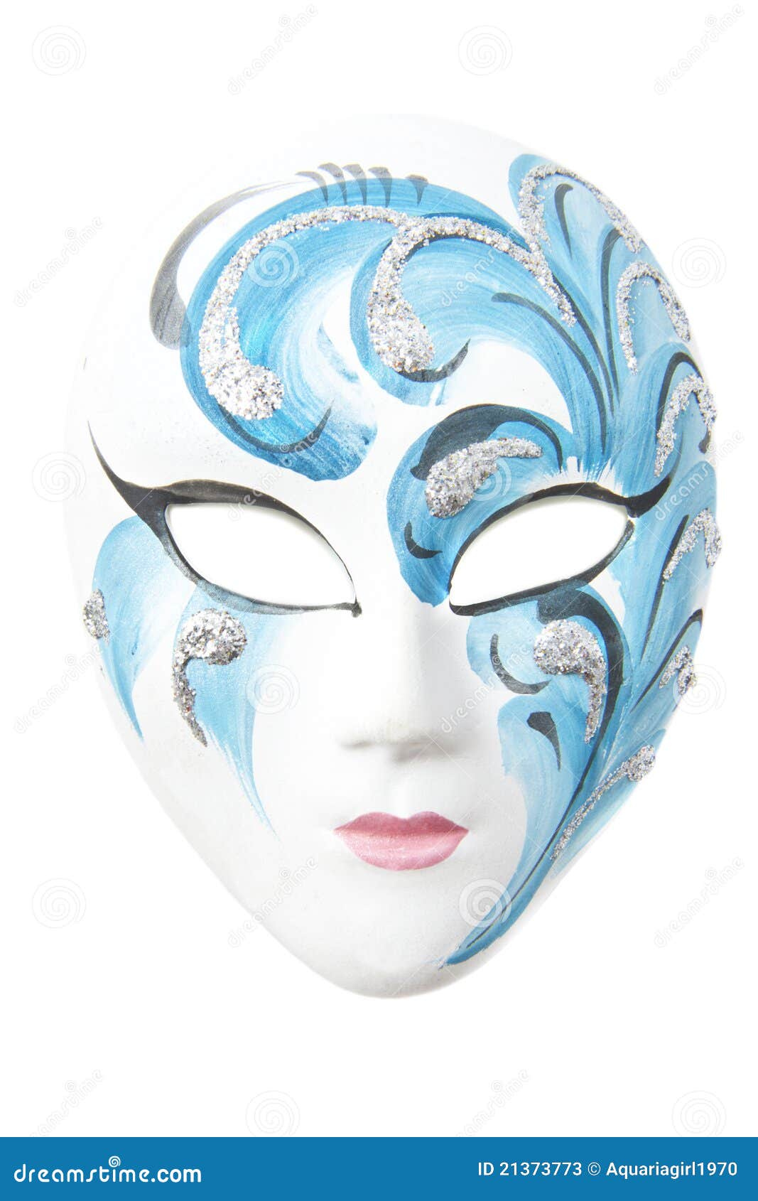 Mystery mask stock image. Image of actress, silver, painted - 21373773