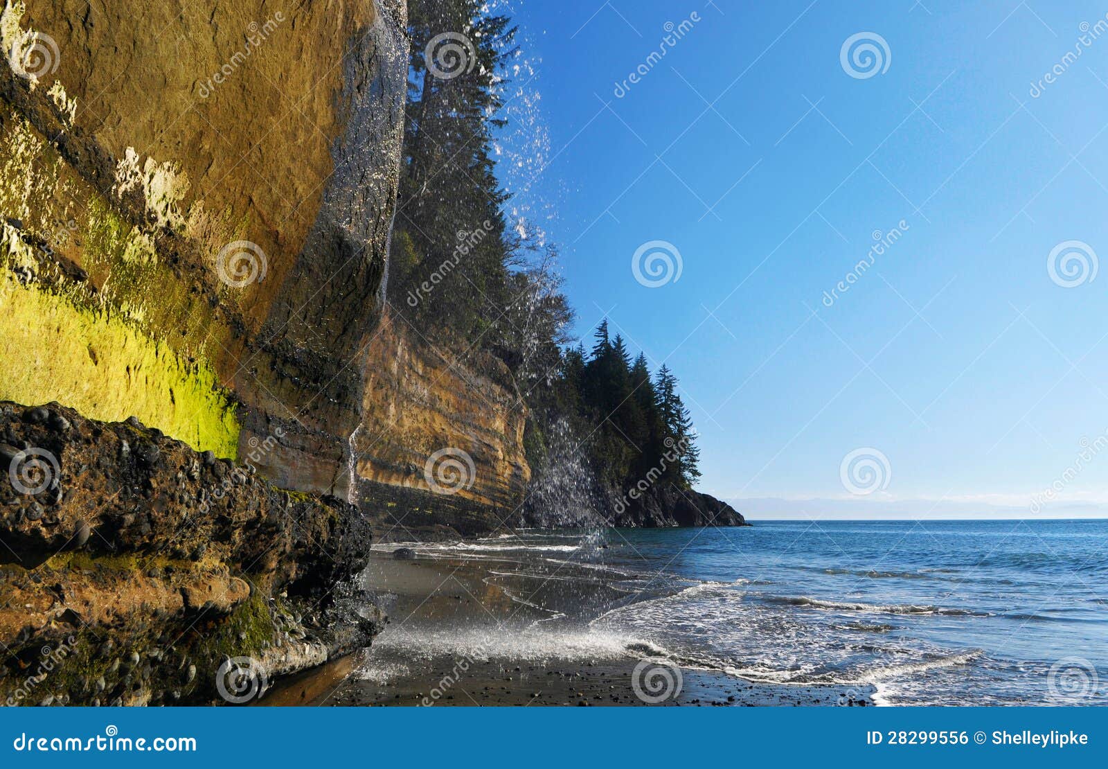 Mystic Beach stock photo. Image of columbia, tranquil - 28299556