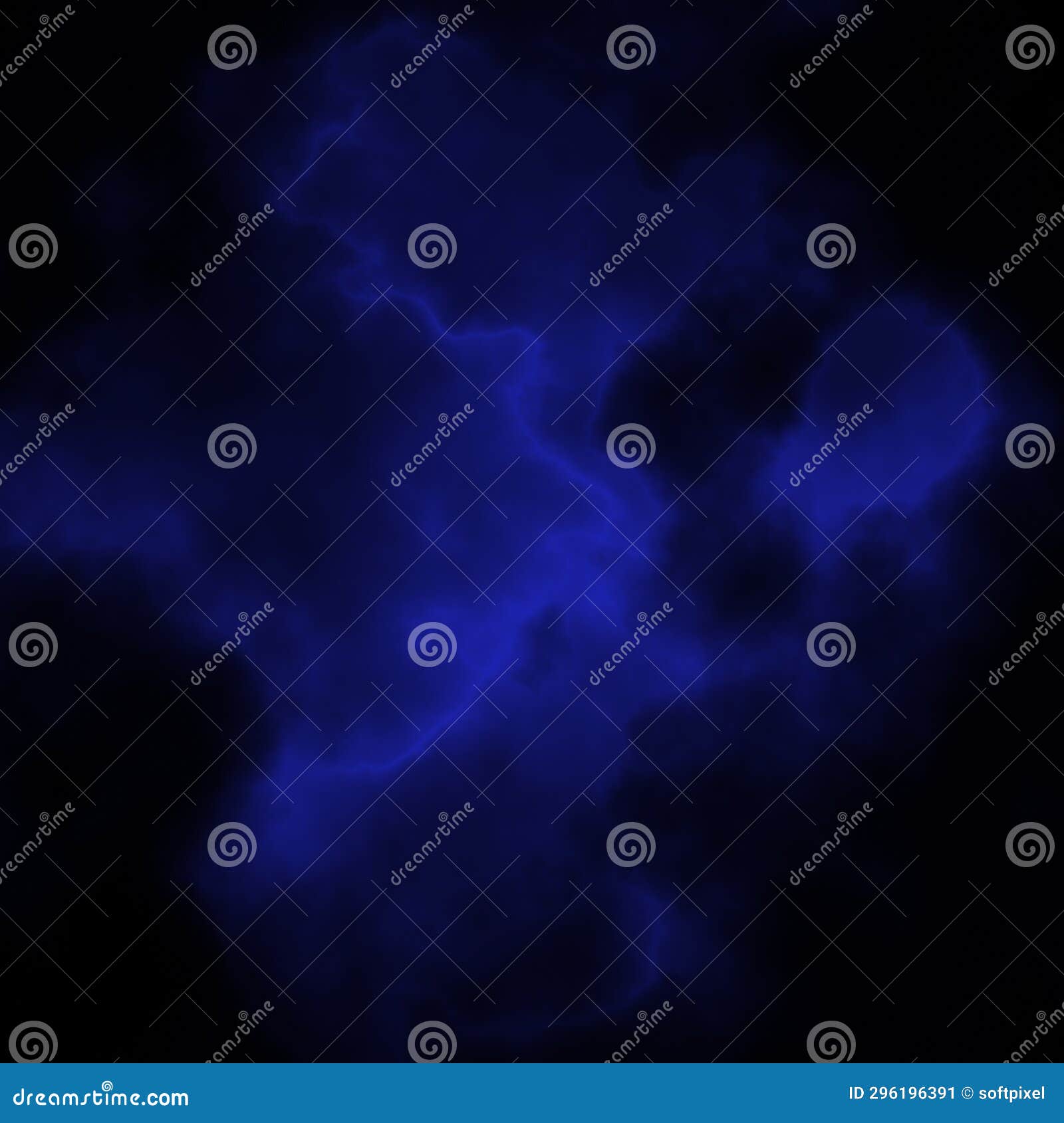 Mystic Spooky Blue Abstract Fogy Ghost Background Stock Illustration ...