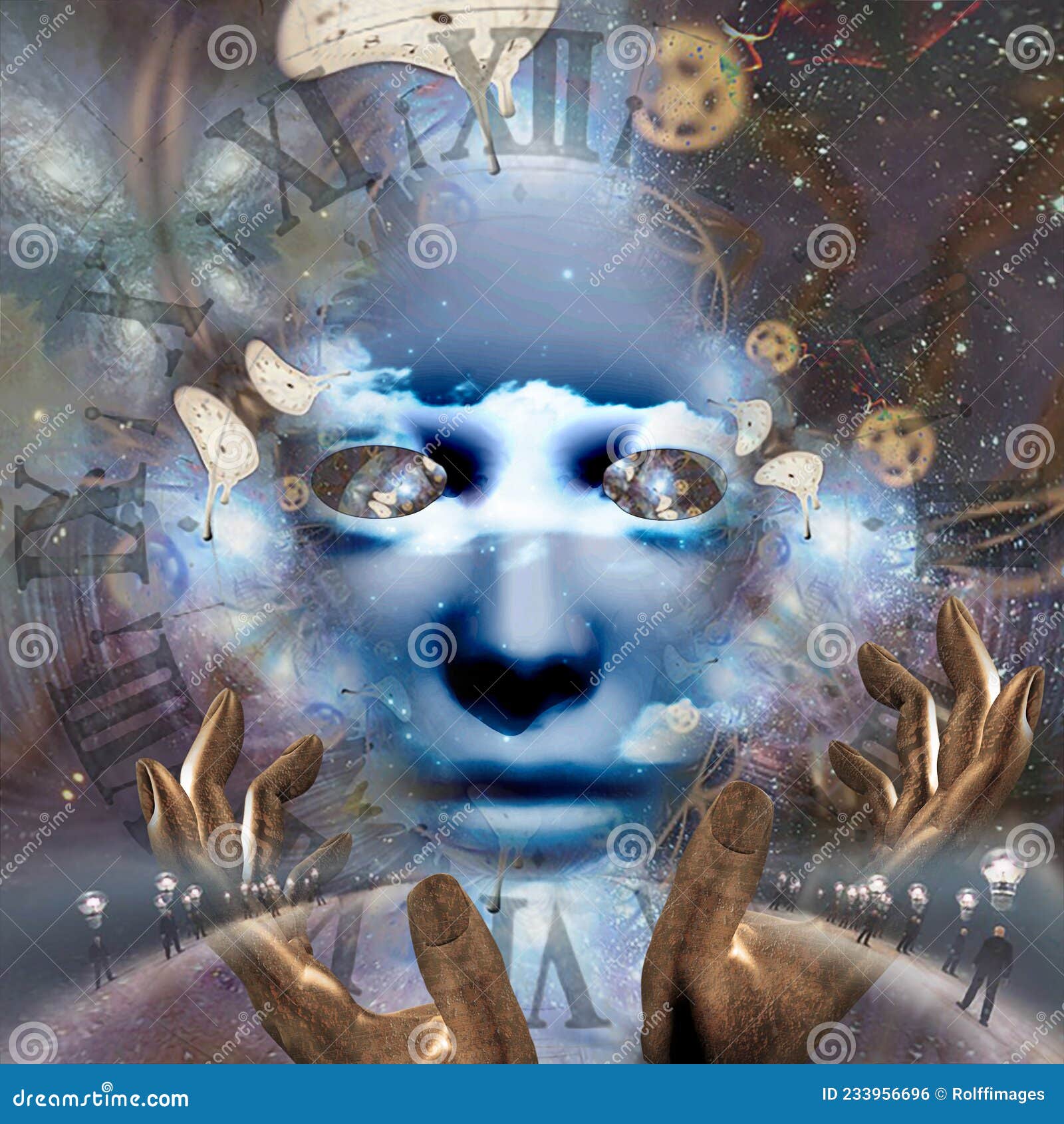 Cosmology Mind Map, Concept For Presentations And Reports Royalty-Free ...