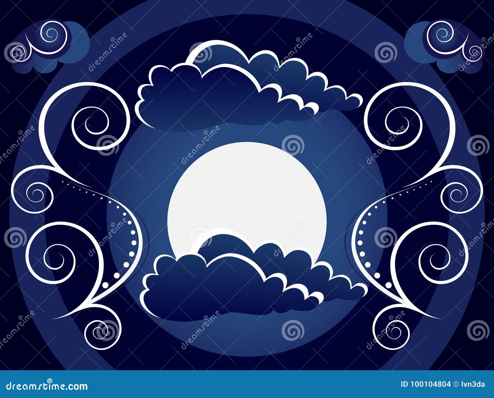 Mystic Moon Month Illustration, Esoteric Sign,magic Life. Vintage Old ...