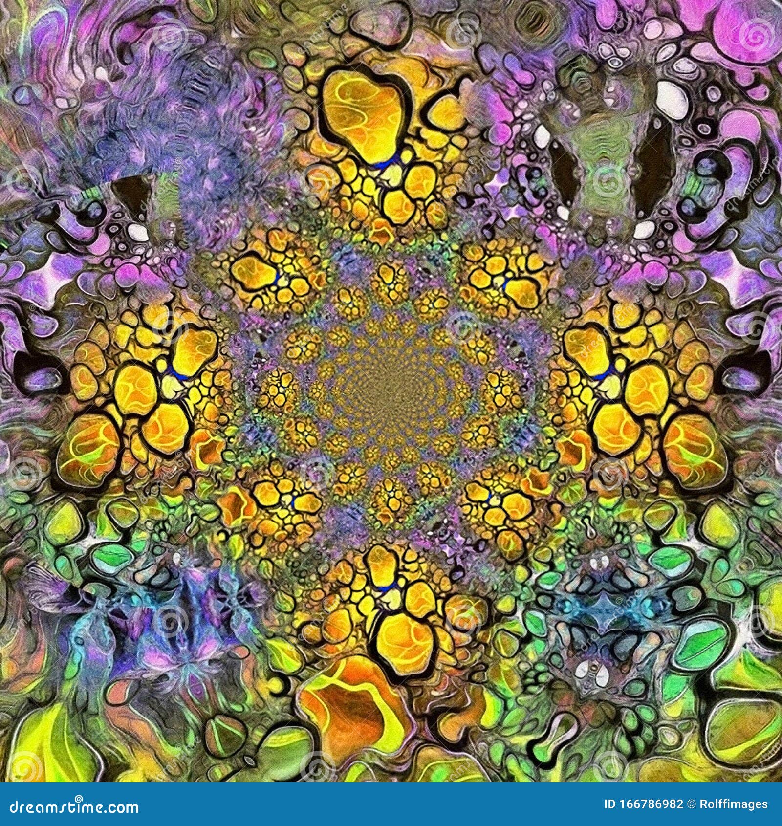 Mystic pattern stock illustration. Illustration of flow - 166786982