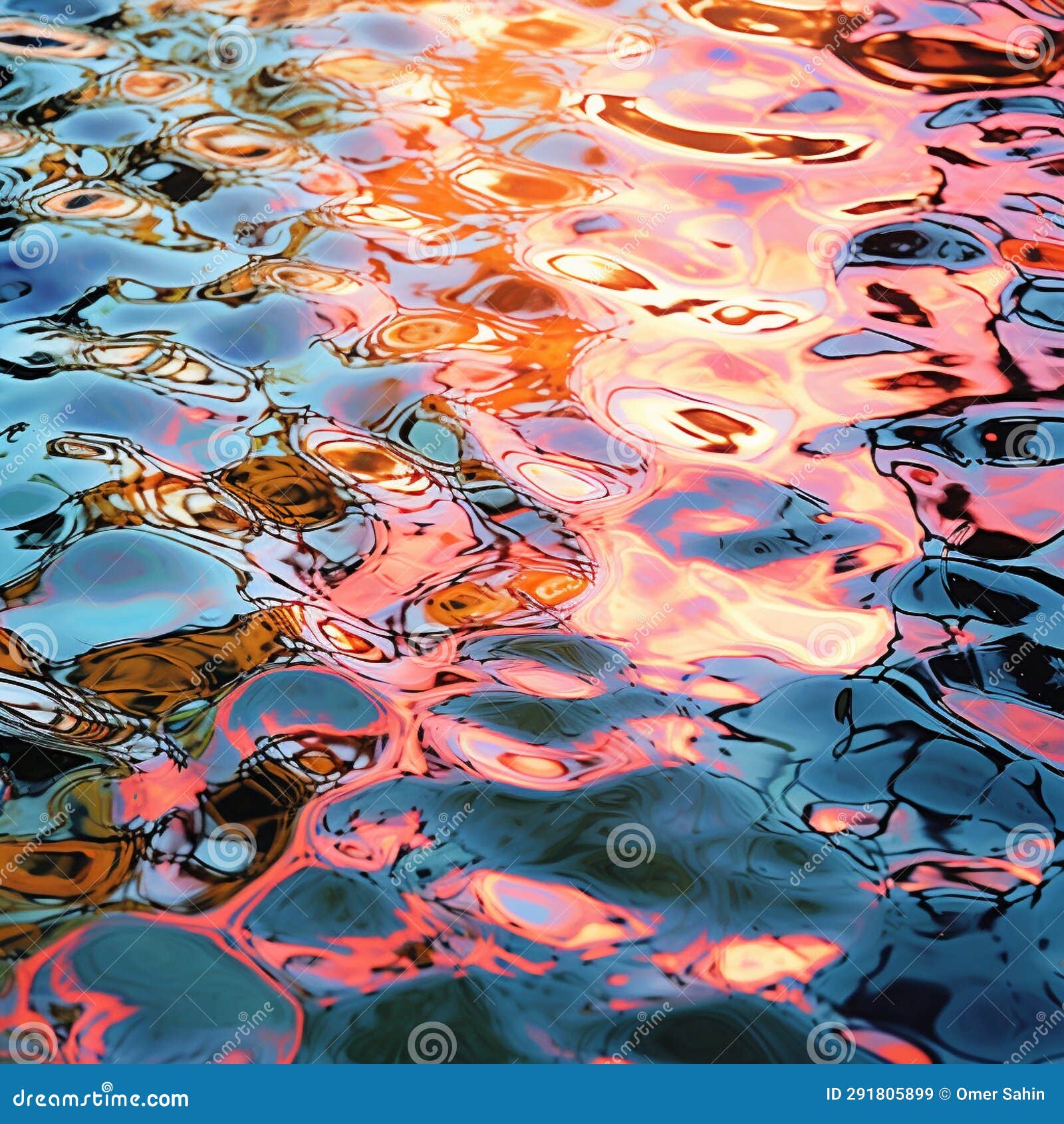 Mystic Reflections: Enigmatic Patterns Mirrored in a Shimmering Pool of ...