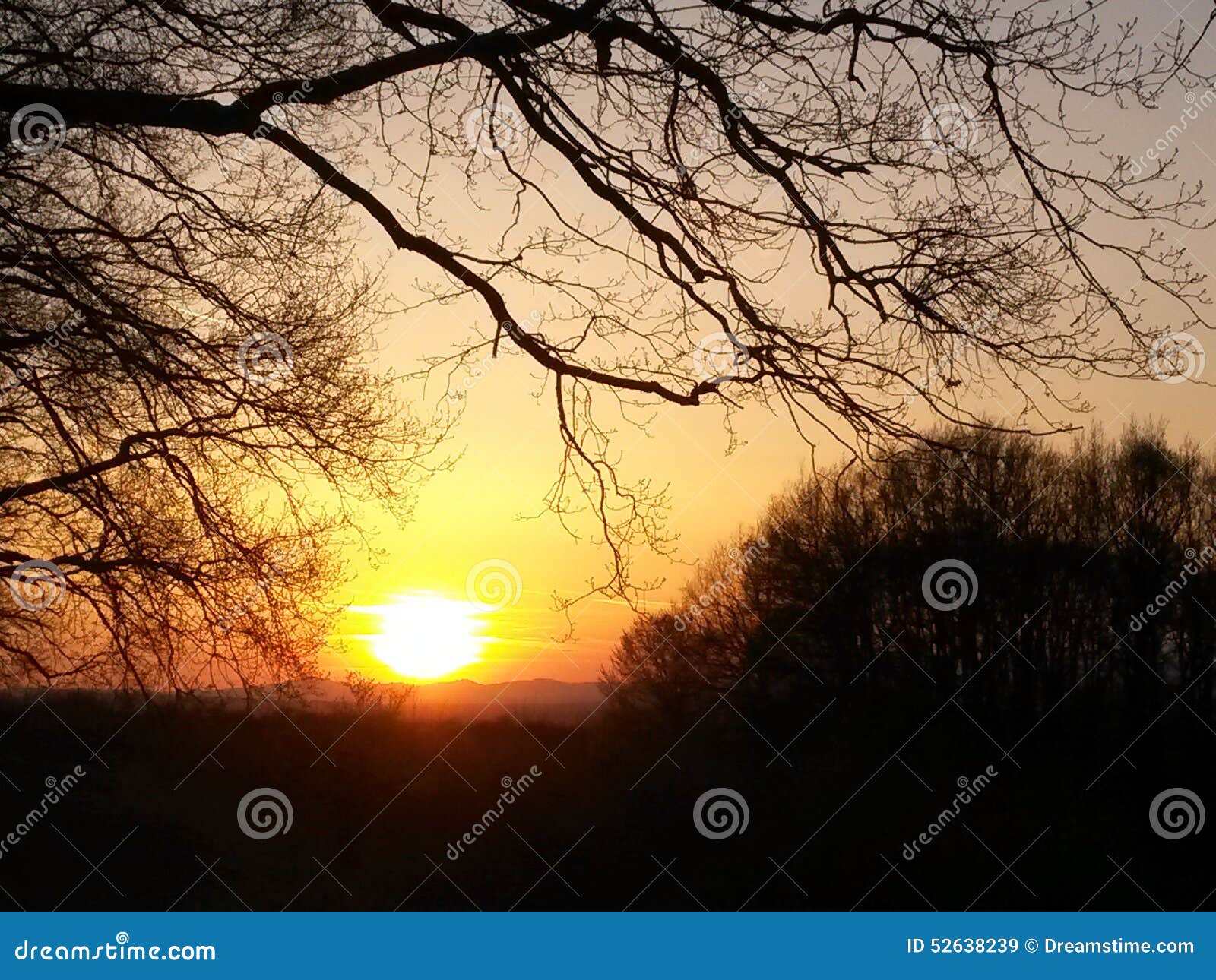 Mystic sunset stock image. Image of imagination, mystic - 52638239