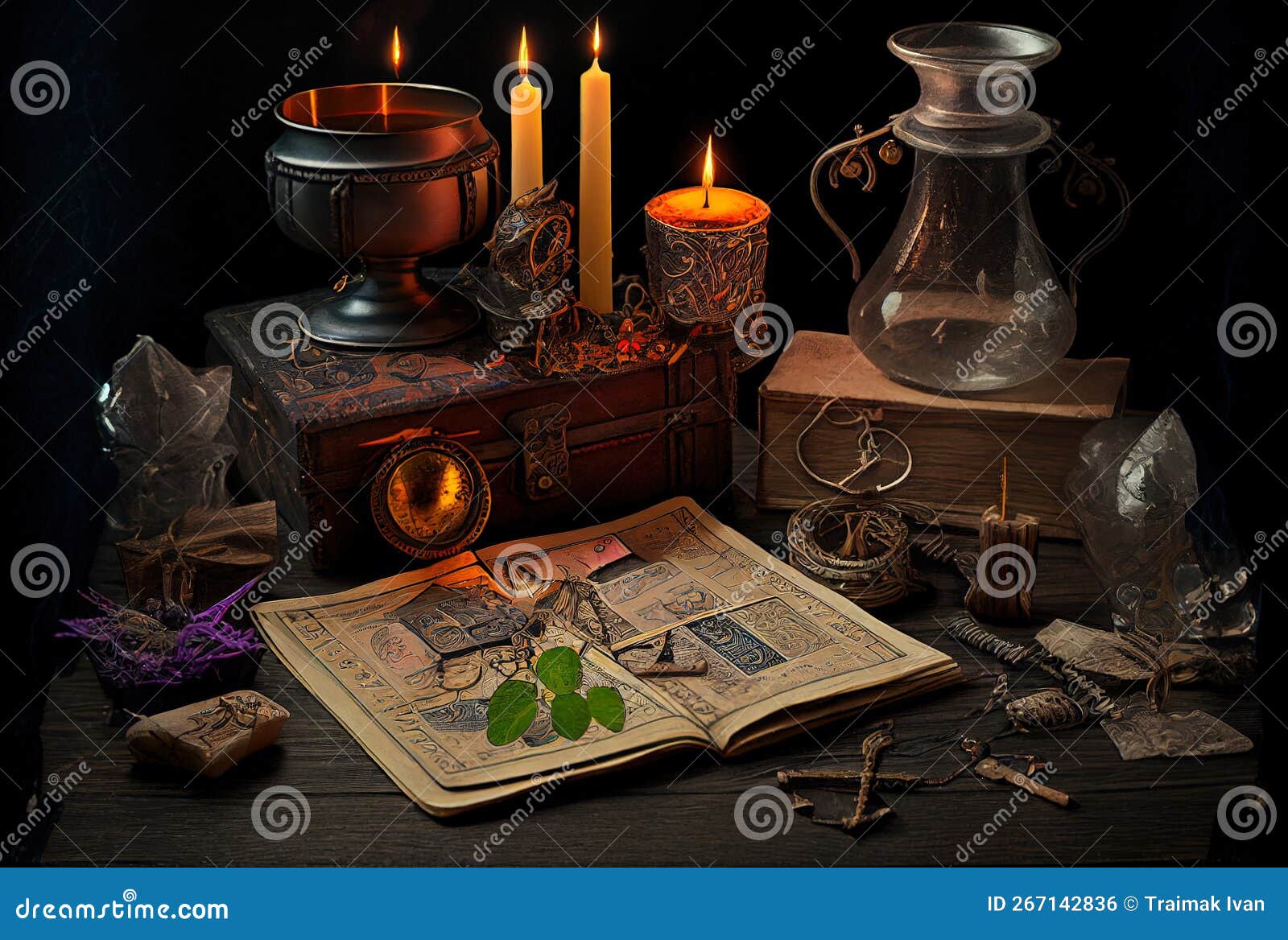 Mystical Abstract Plot on the Theme of Astrology and Witchcraft with ...