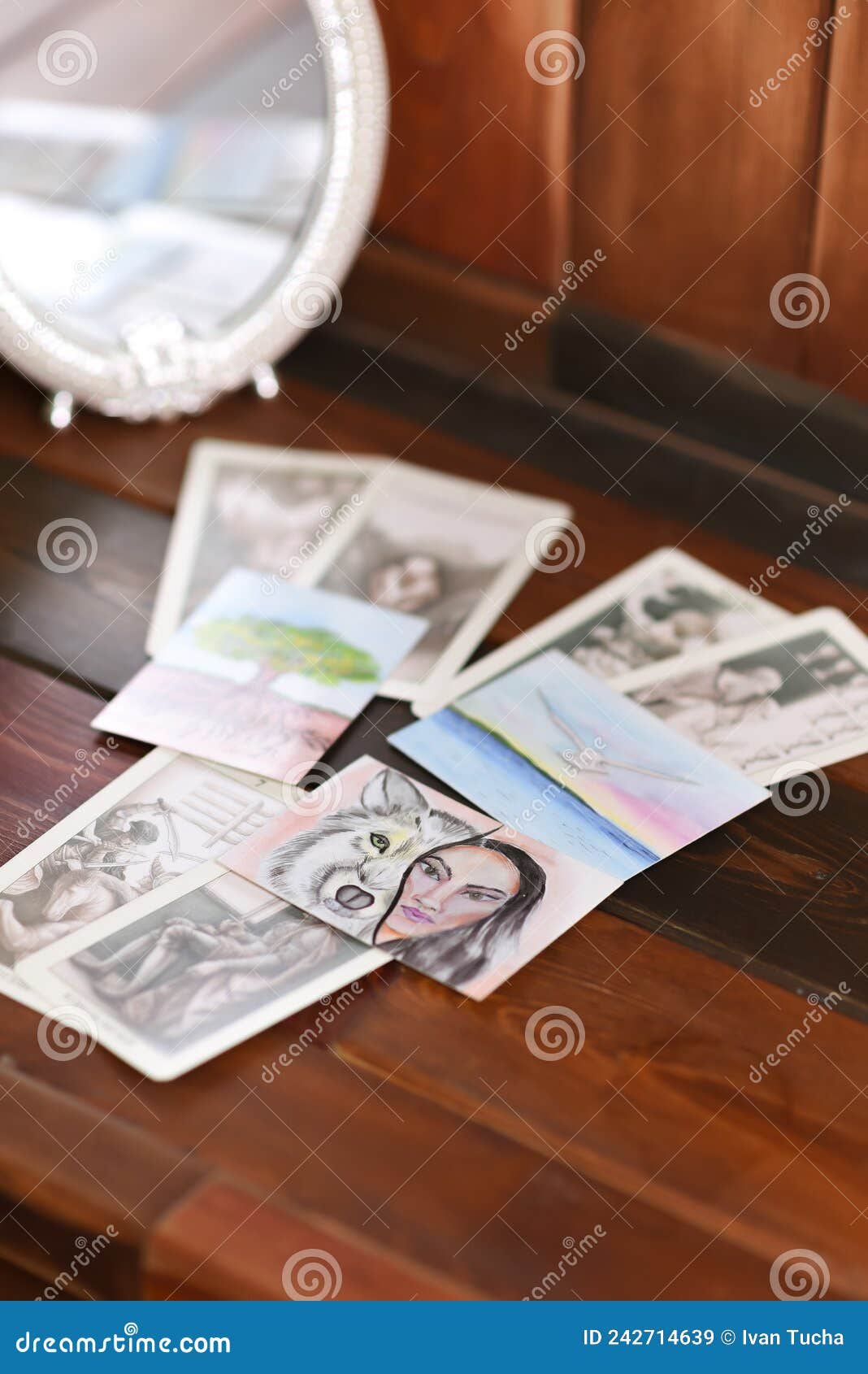 Esoteric Atmosphere,witch Magic Fortune Teller Stock Image ...